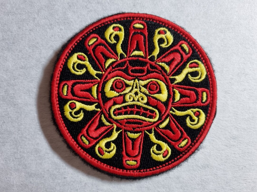 AZTEC Hook and Loop Sew on Patch Military AIRSOFT Logo Badge ...