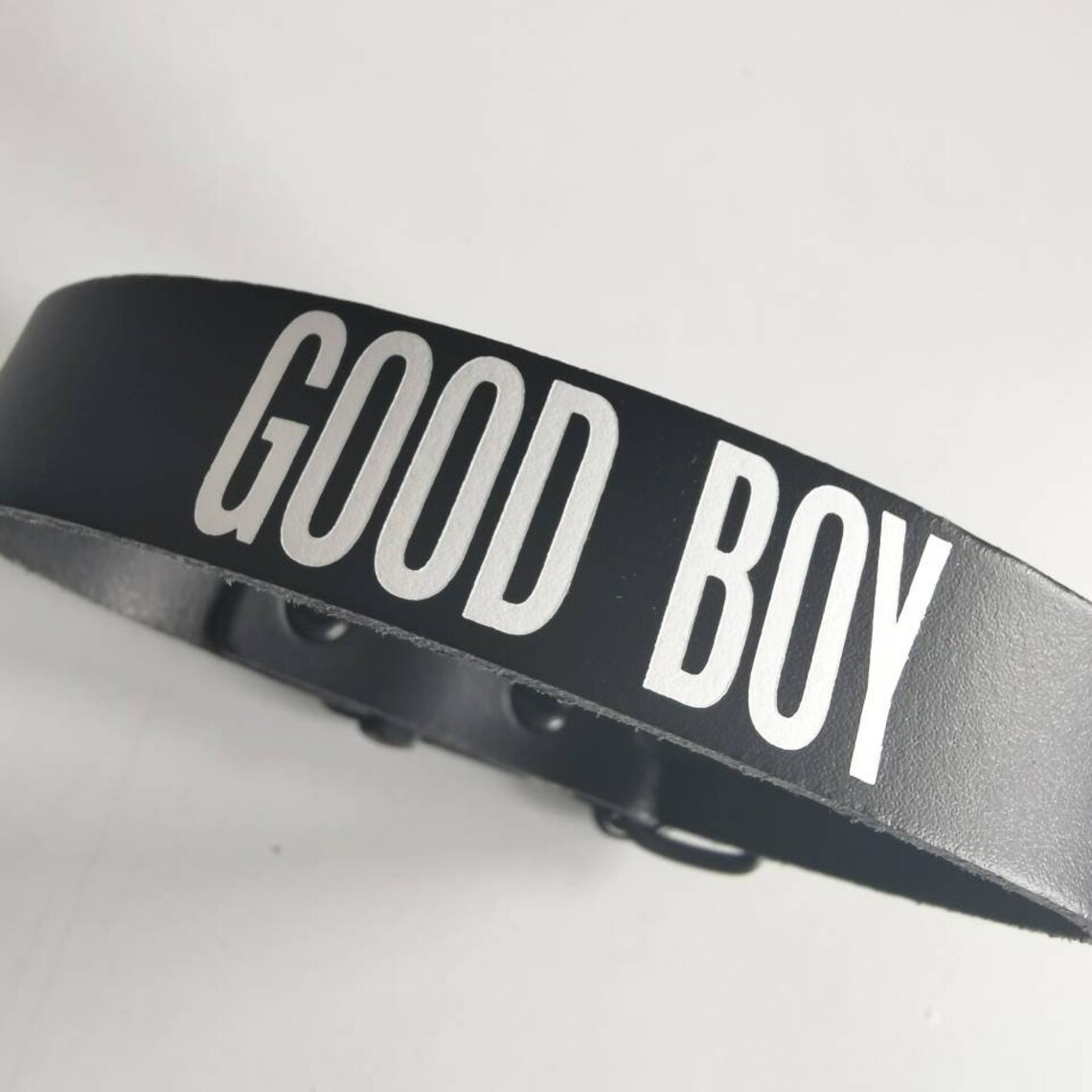 Puppyplay Collar GOOD BOY BDSM Collar for Submissive Red Leather Collar ...