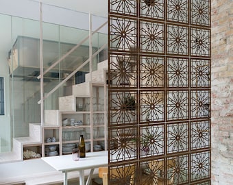 Room Divider Brown Set of 24pcs Hanging - Etsy