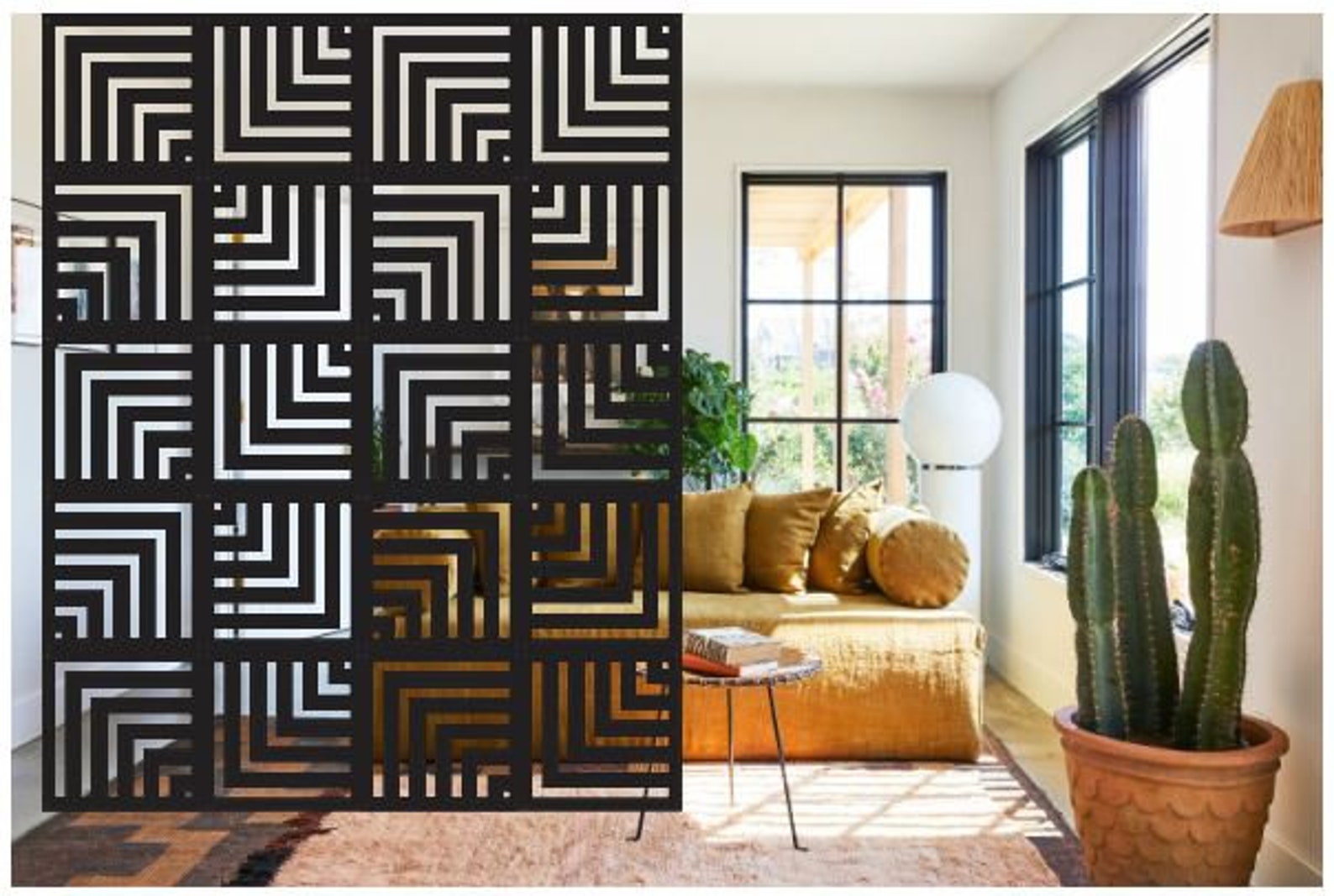 Room Divider Partition / Hanging Modern Partitions / Panel - Etsy