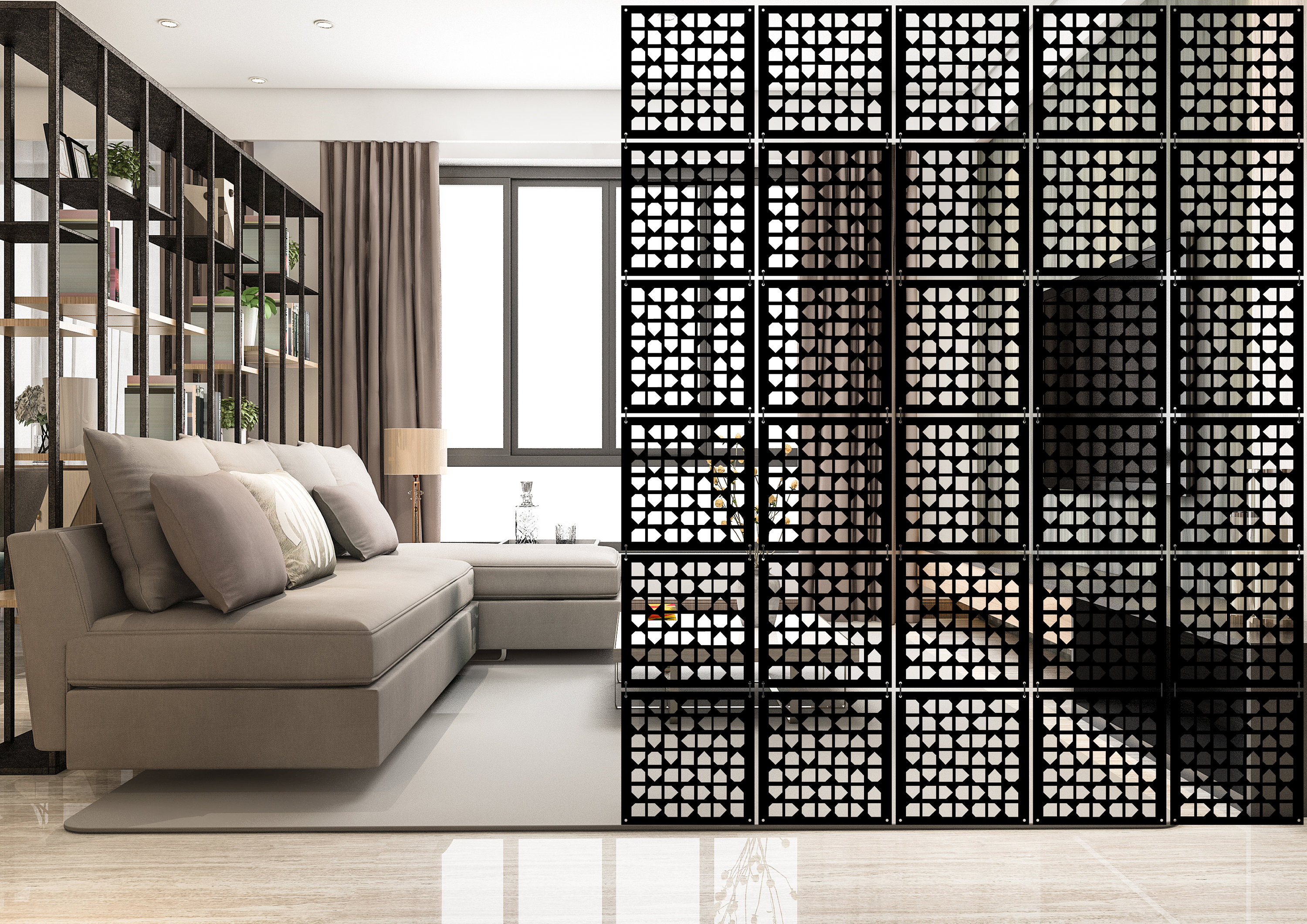 Room Divider Partition Wall-hanging 12pcs Sheet - Etsy