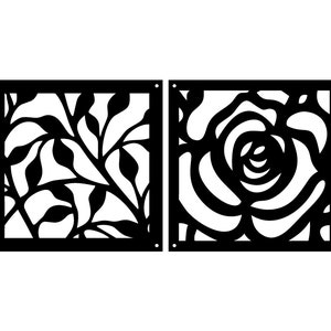 Room Partition Black , Interior Partition, Decorative Room Divider Set ...