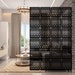 Room Partition Black , Interior Partition, Decorative Room Divider Set ...