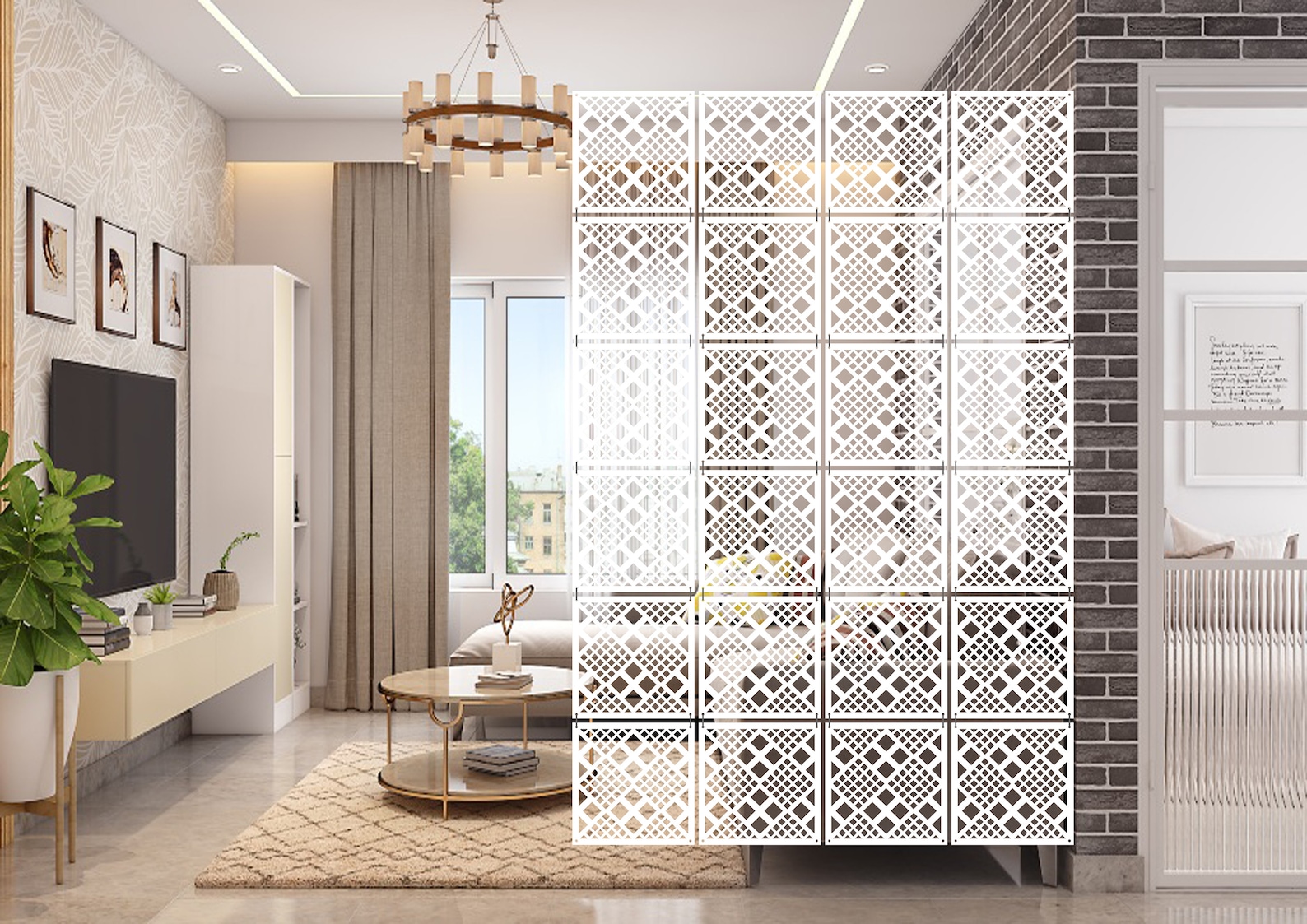 Room Divider White Acrylic Decorative Partition Panels (set of 24) - Etsy