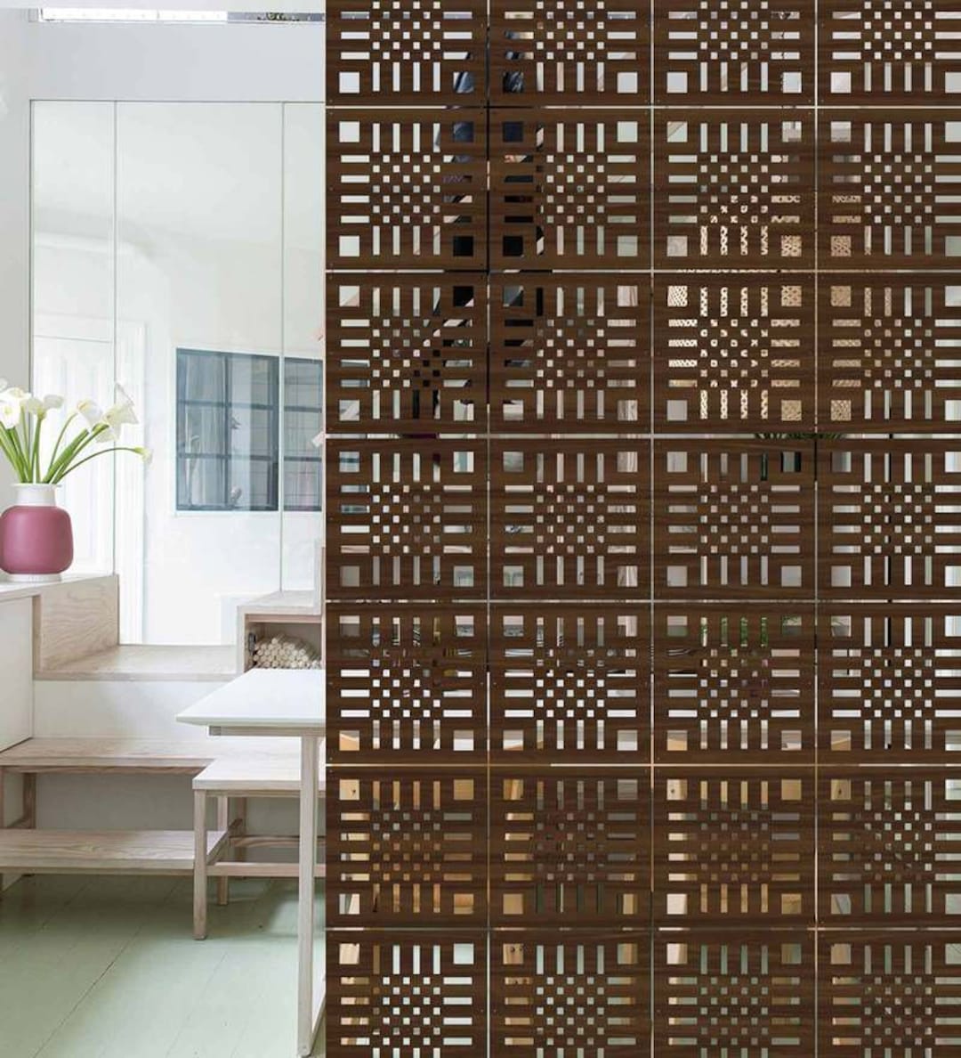 Room Partition, Interior Partition, Decorative Room Divider 12pcs - Etsy