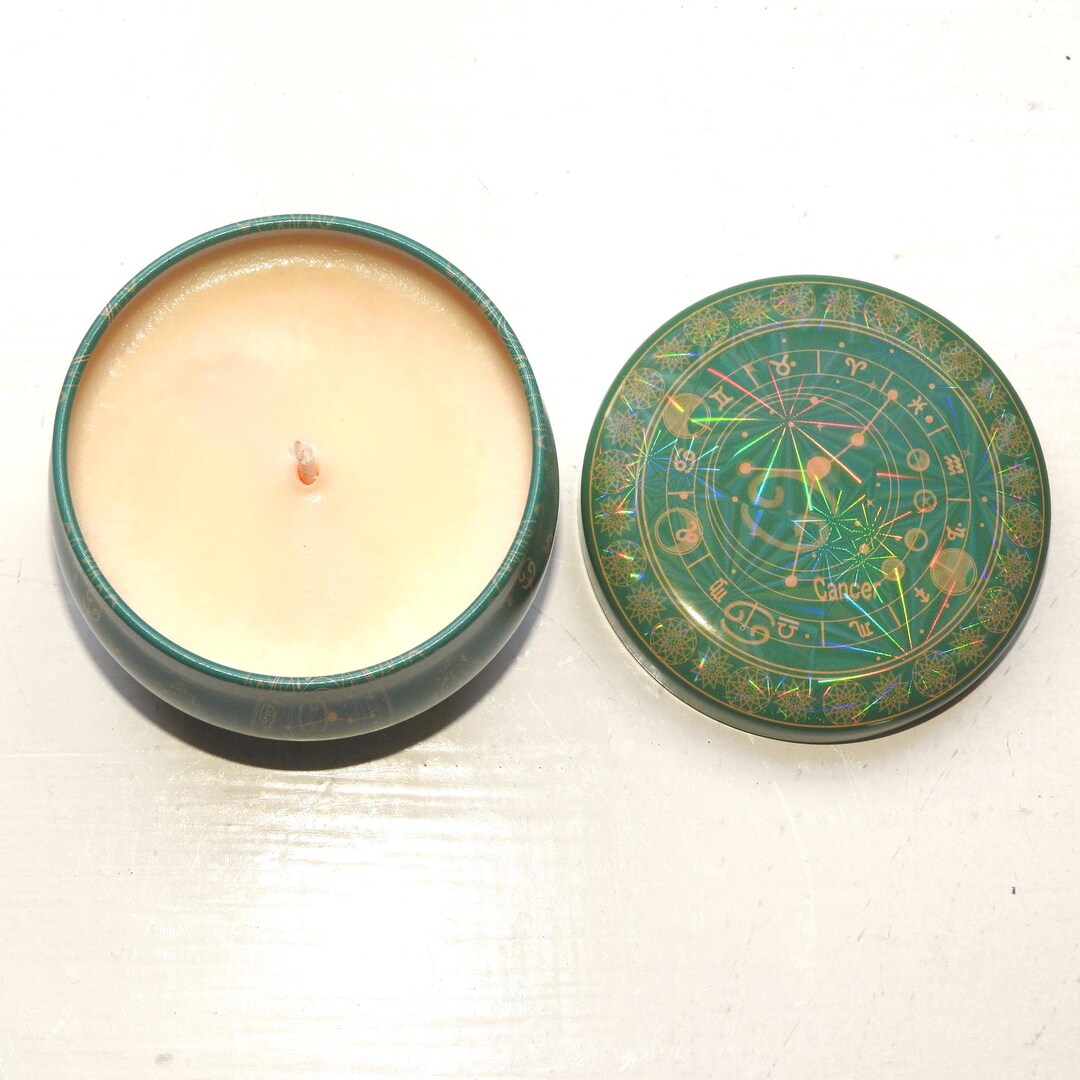 Zodiac Candle Cancer, Monkey Farts Scented, Hand Poured Soy Candle Tin ...