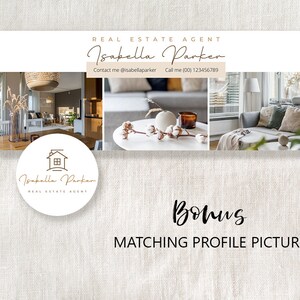 Realtor Facebook Cover Template Editable in Canva, Real Estate Agent ...
