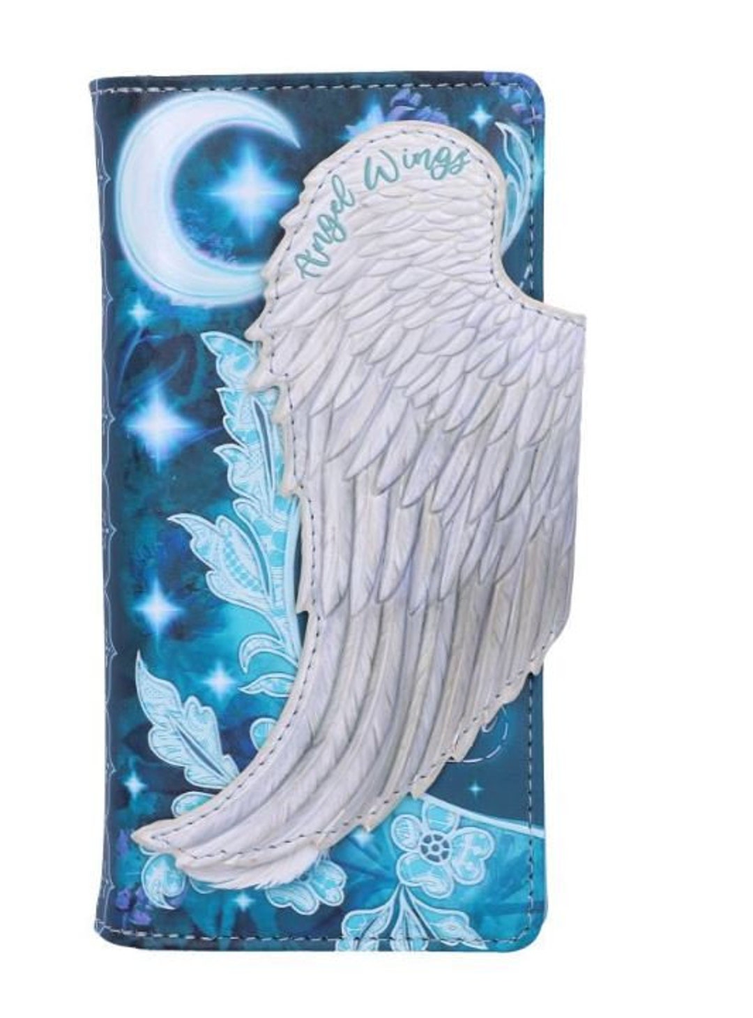 Angel Wings Blue and White Large Ladies Purse/wallet Perfect - Etsy