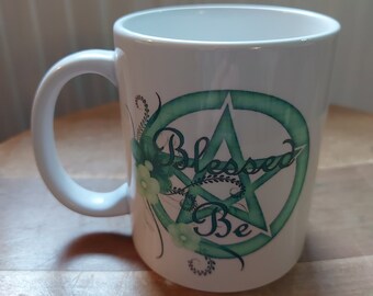 Wicca Pagan Coffee Mug the Goddess is Strong With This One - Etsy