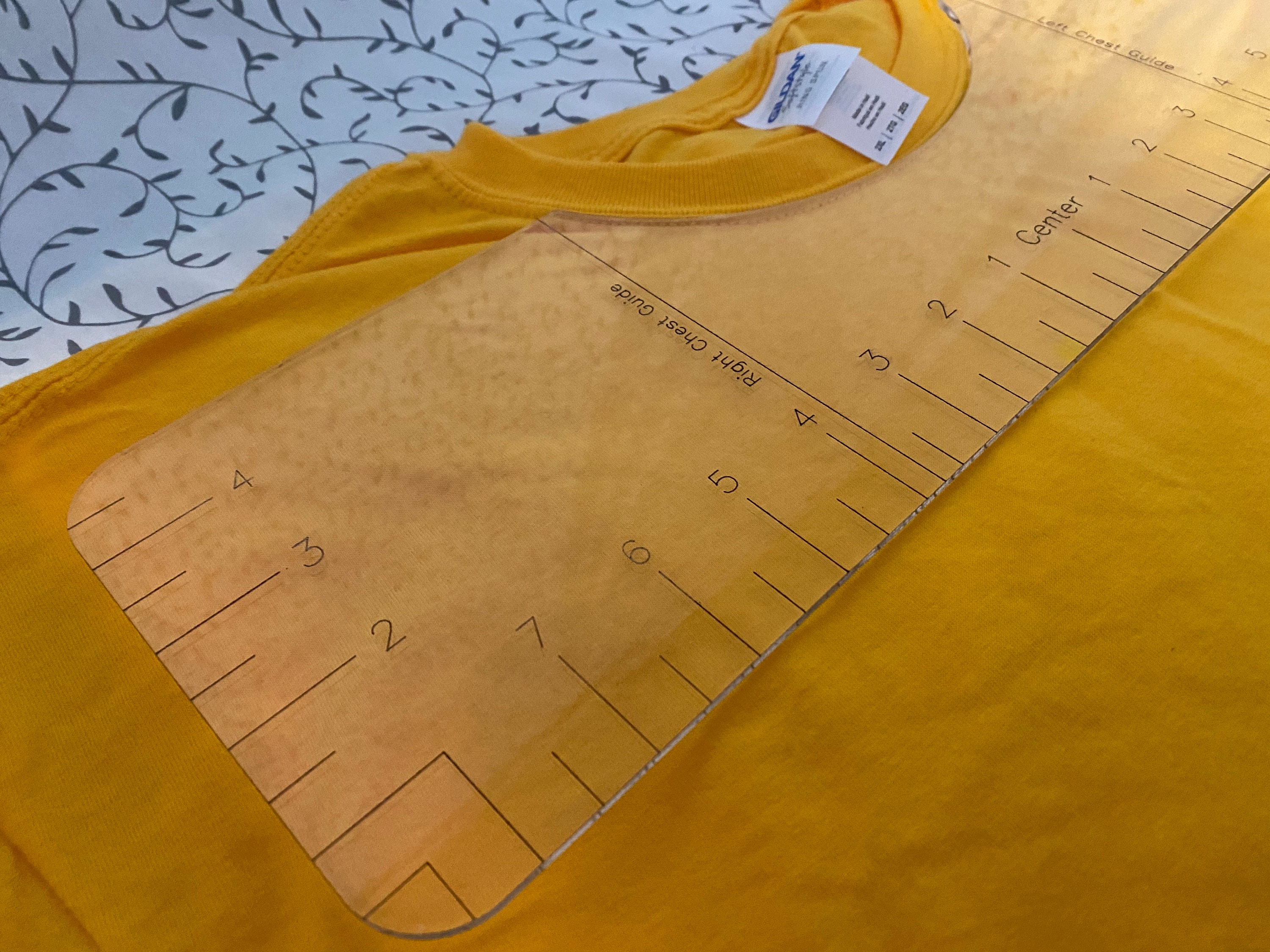 Adult T-shirt Design Placement Tool - DIGITAL FILE - Etsy