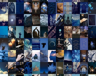 Blue Collage Kit | Etsy