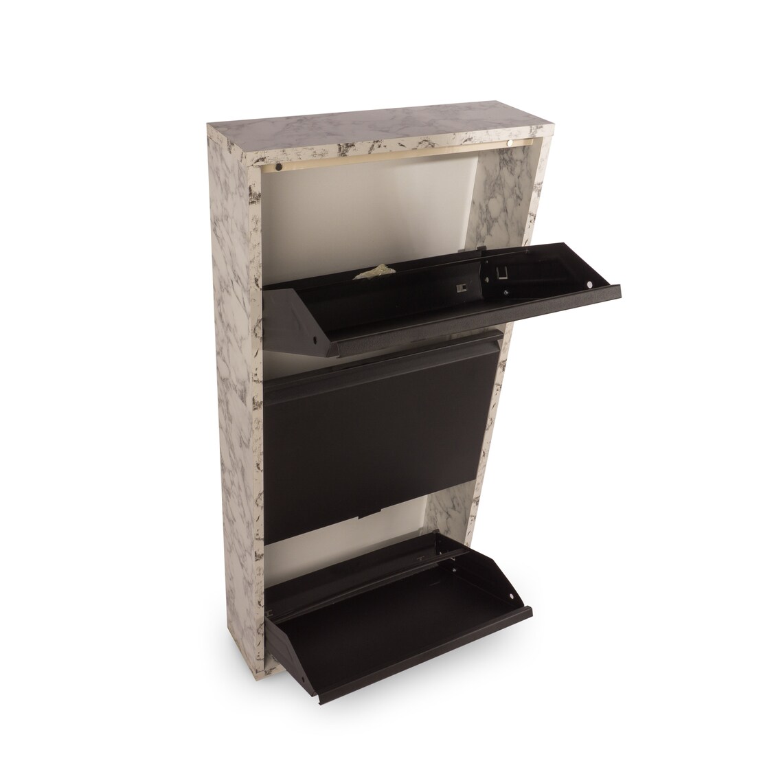 KASER Wood & Metal Shoe Storage Cabinet 20 Wall - Etsy