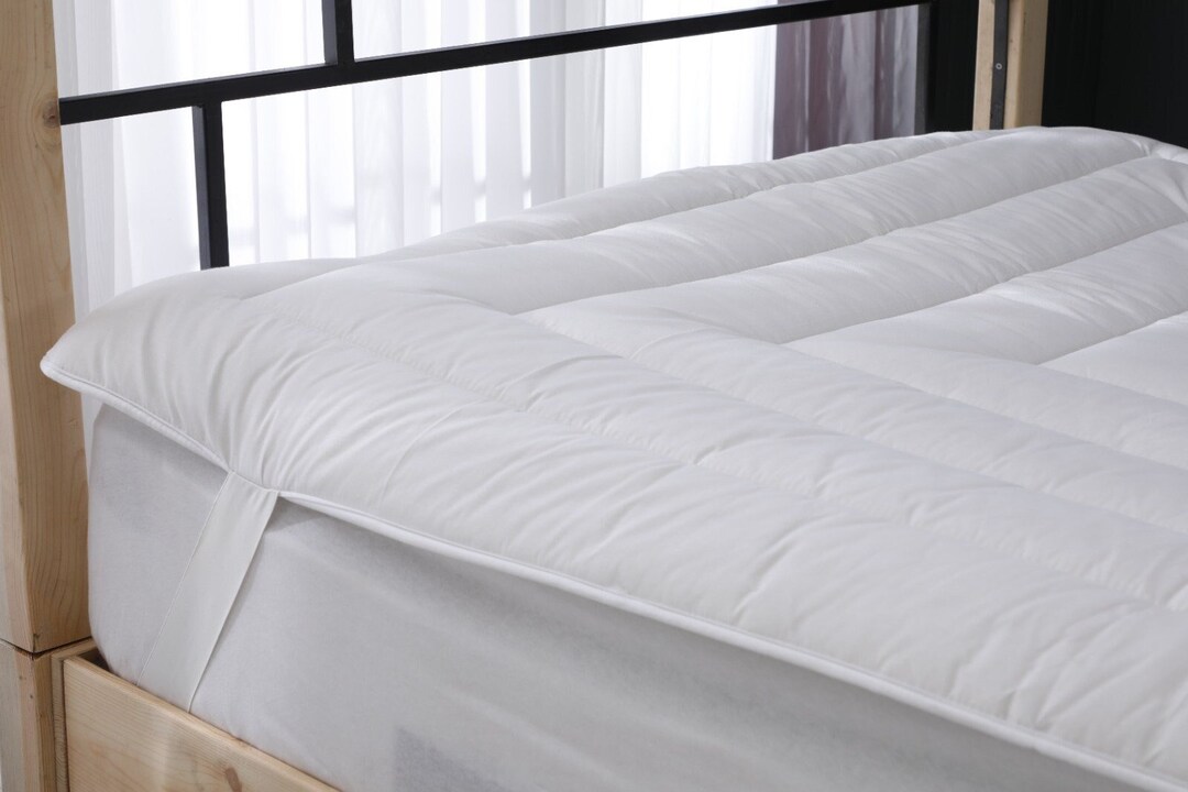 Natural Wool Mattress Topper, 100% Premium Merino Wool Filling, Quilted ...