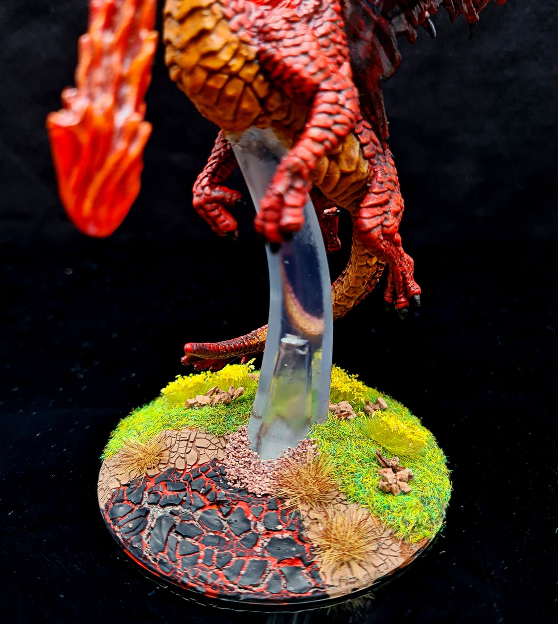 Miniature Young Red Dragon Dnd Dungeons and Dragons Hand Painted - Etsy