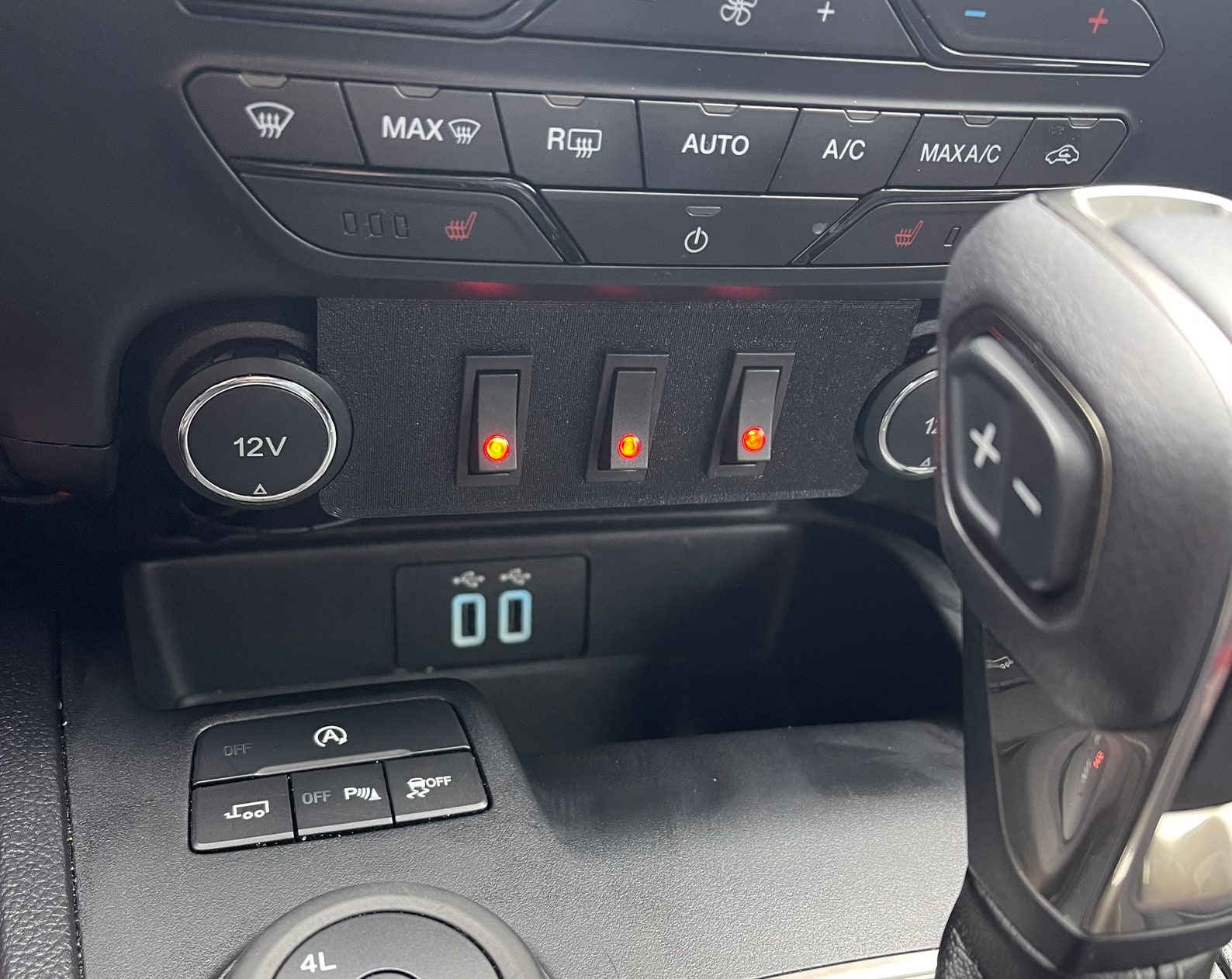 Ford Ranger Toggle/rocker Switch Panel With Toggles. Fits 2019-2023 ...