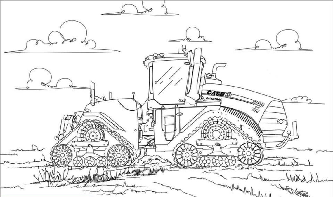 Tractor Coloring Book Digital Download - Etsy
