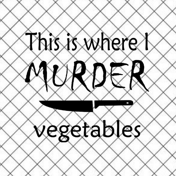 Murder Vegetables Board - Etsy