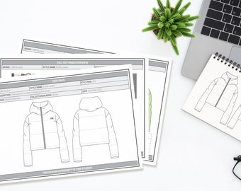 Tech Pack Template - Etsy