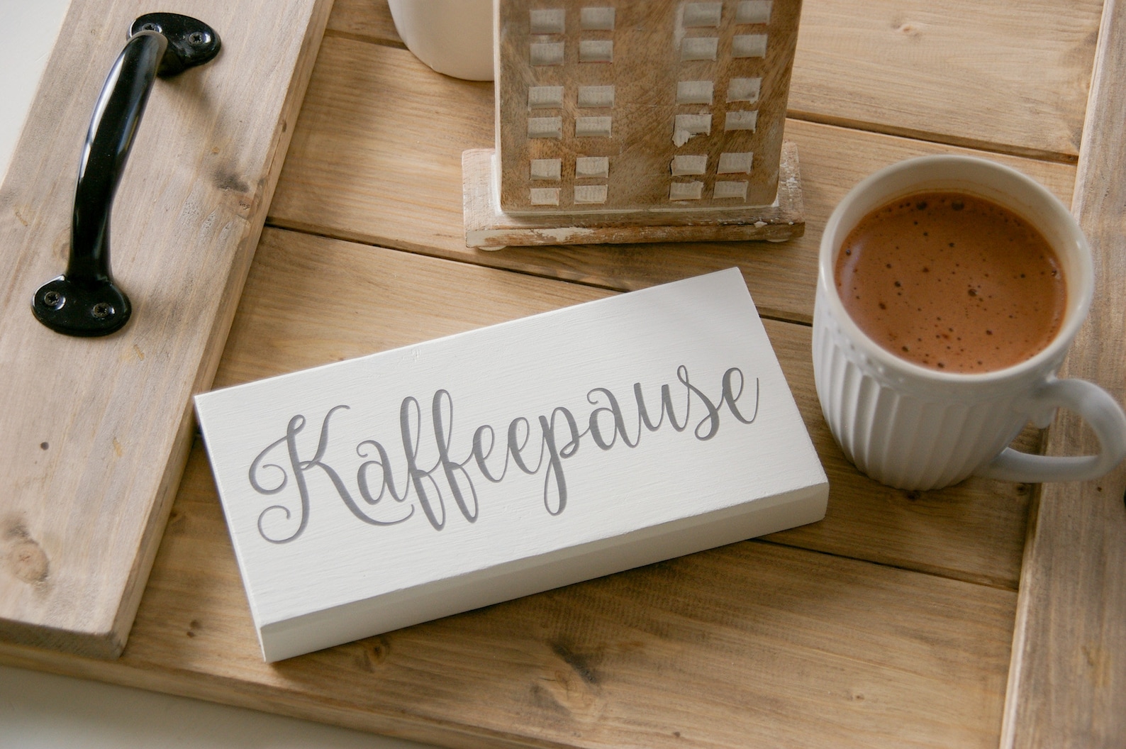 Wooden sign ''Coffee break'' coffee bar | Etsy