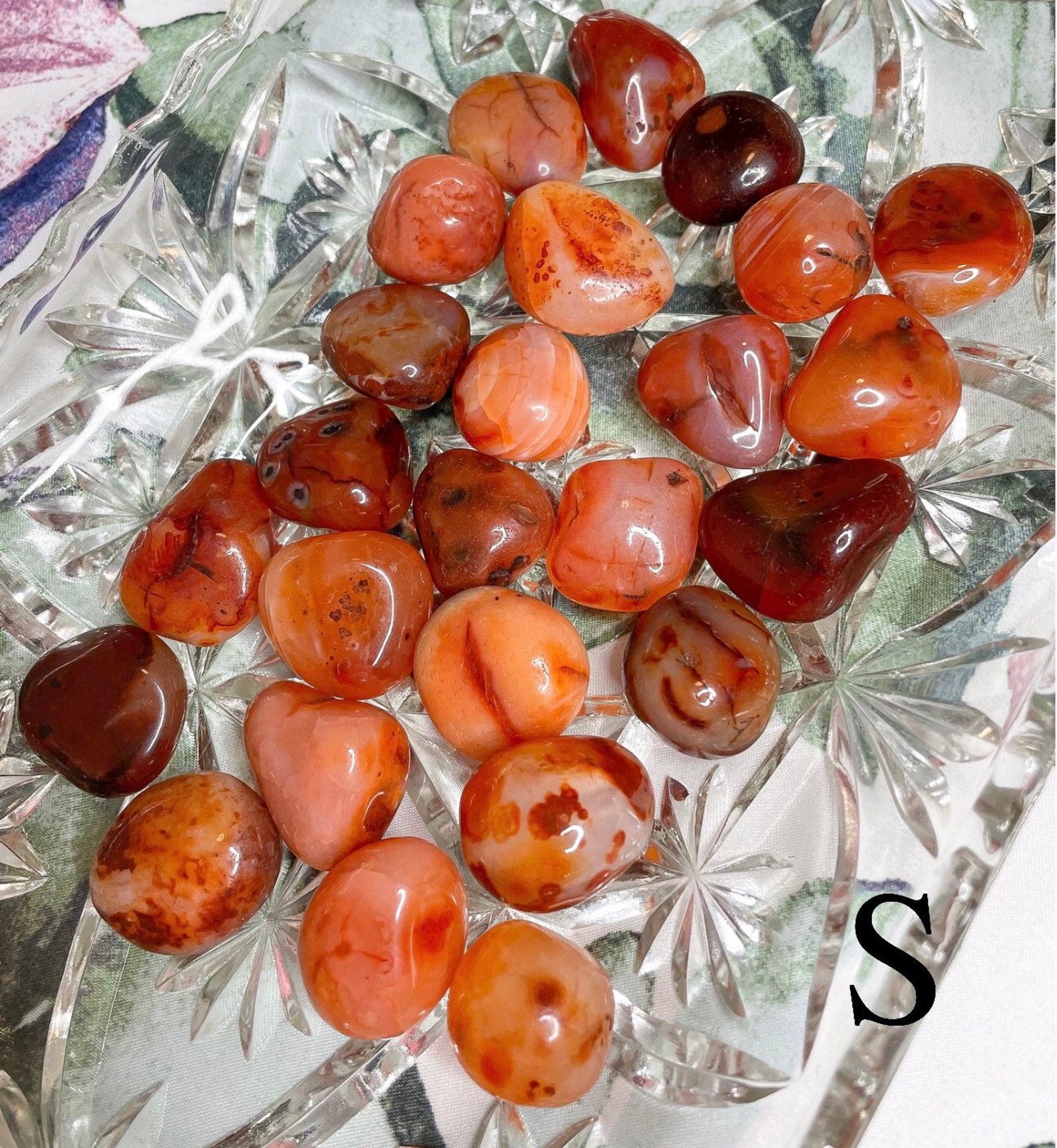 Carnelian Agate Tumbled Stone | Etsy