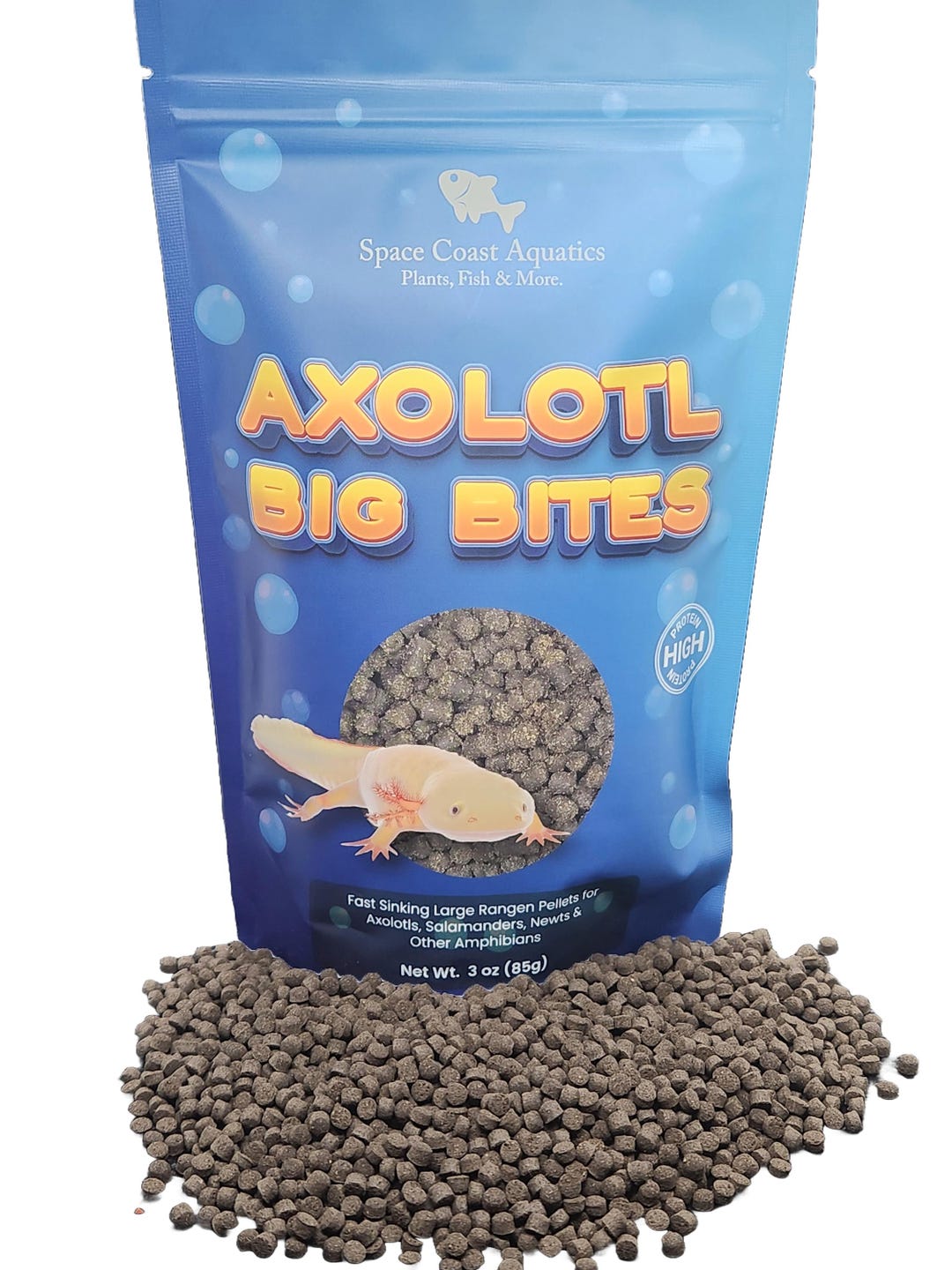 Pellets for Axolotls - Sinking Diet for Axolotl, Newts, Salamanders ...