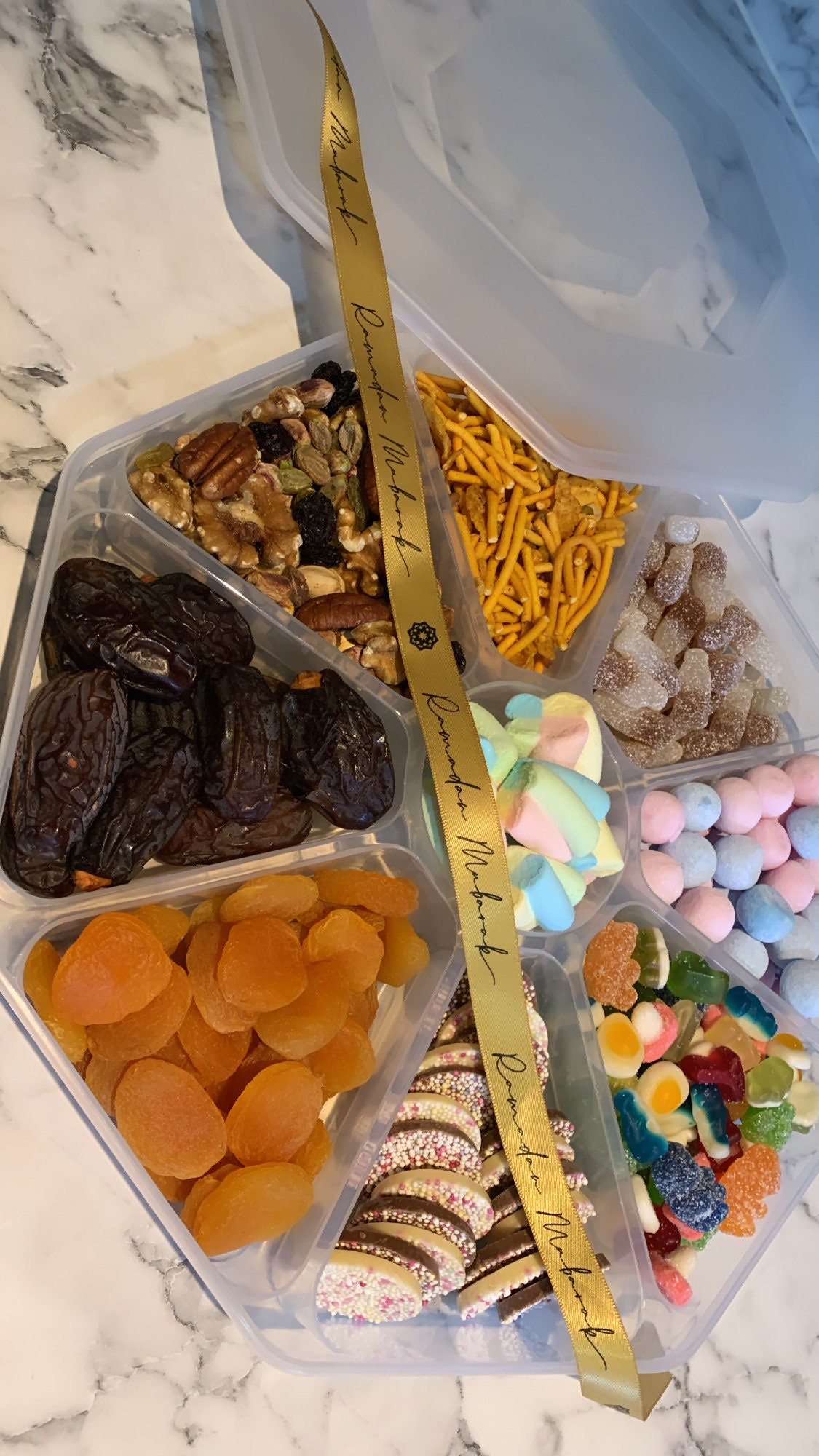 New Box9 Compartment Sweet/savory Platter Box pick&mix Mixed Sweets ...