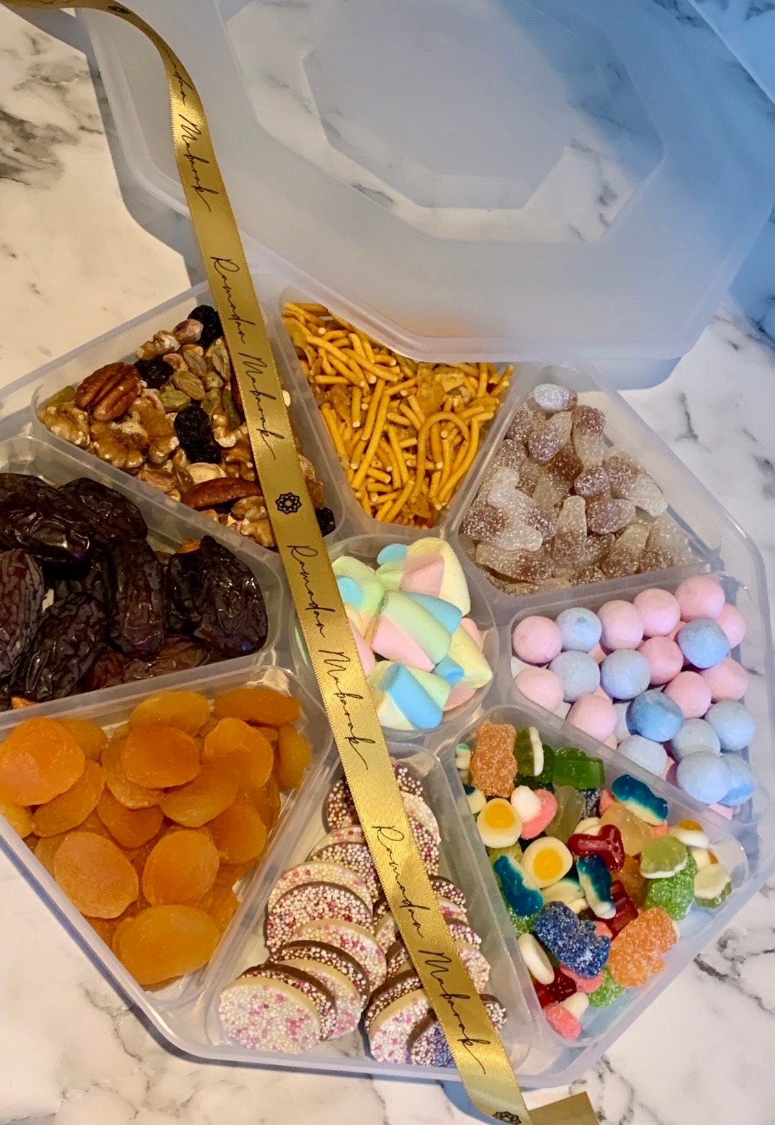 New Box9 Compartment Sweet/savory Platter Box pick&mix Mixed Sweets ...