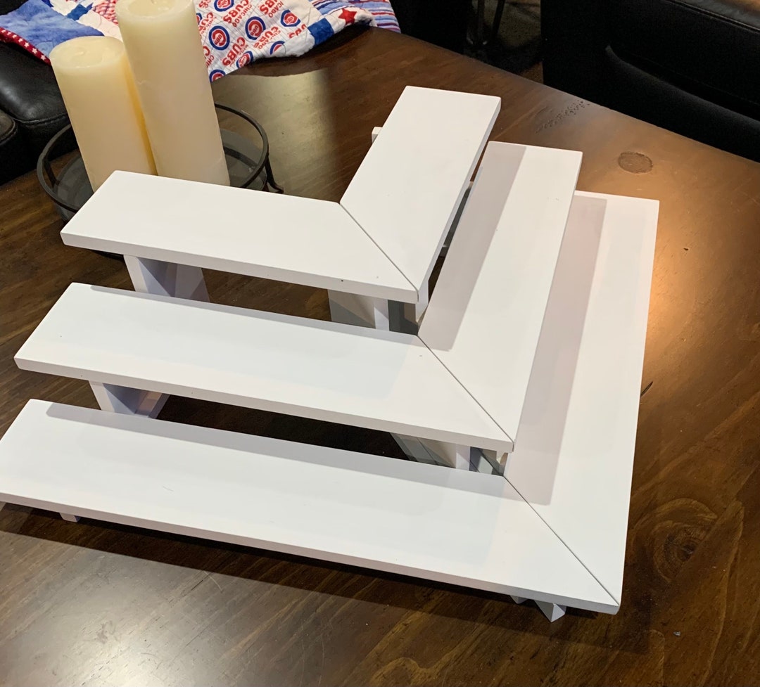 3 Tier Triangular Display Stand, Craft Display/display Riser/product ...