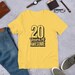 20 Birthday T-shirt 20 Birthday Party Tee Special Gift - Etsy UK