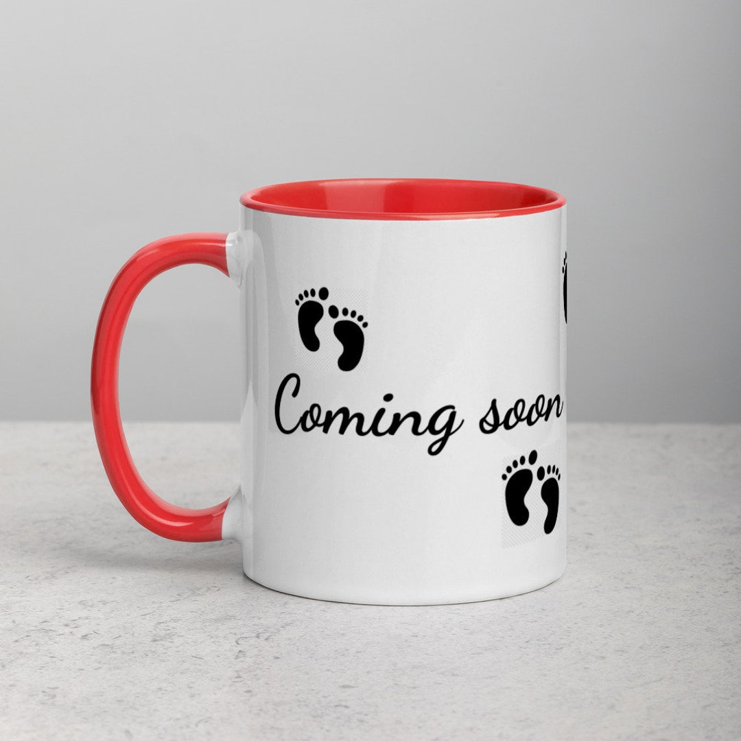 Pregnancy Announcement Mug, Coffee Cup for Husband, Boyfriend, Fiance ...