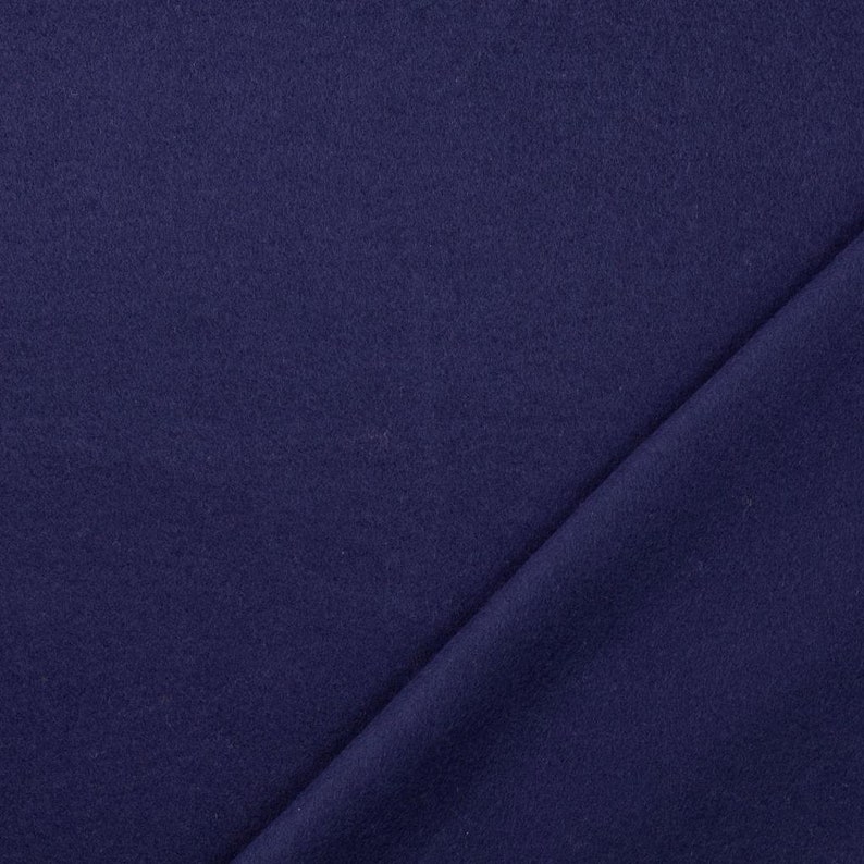 Cotton Fleece Fabric Plain Navy Blue 100% Cotton - Etsy