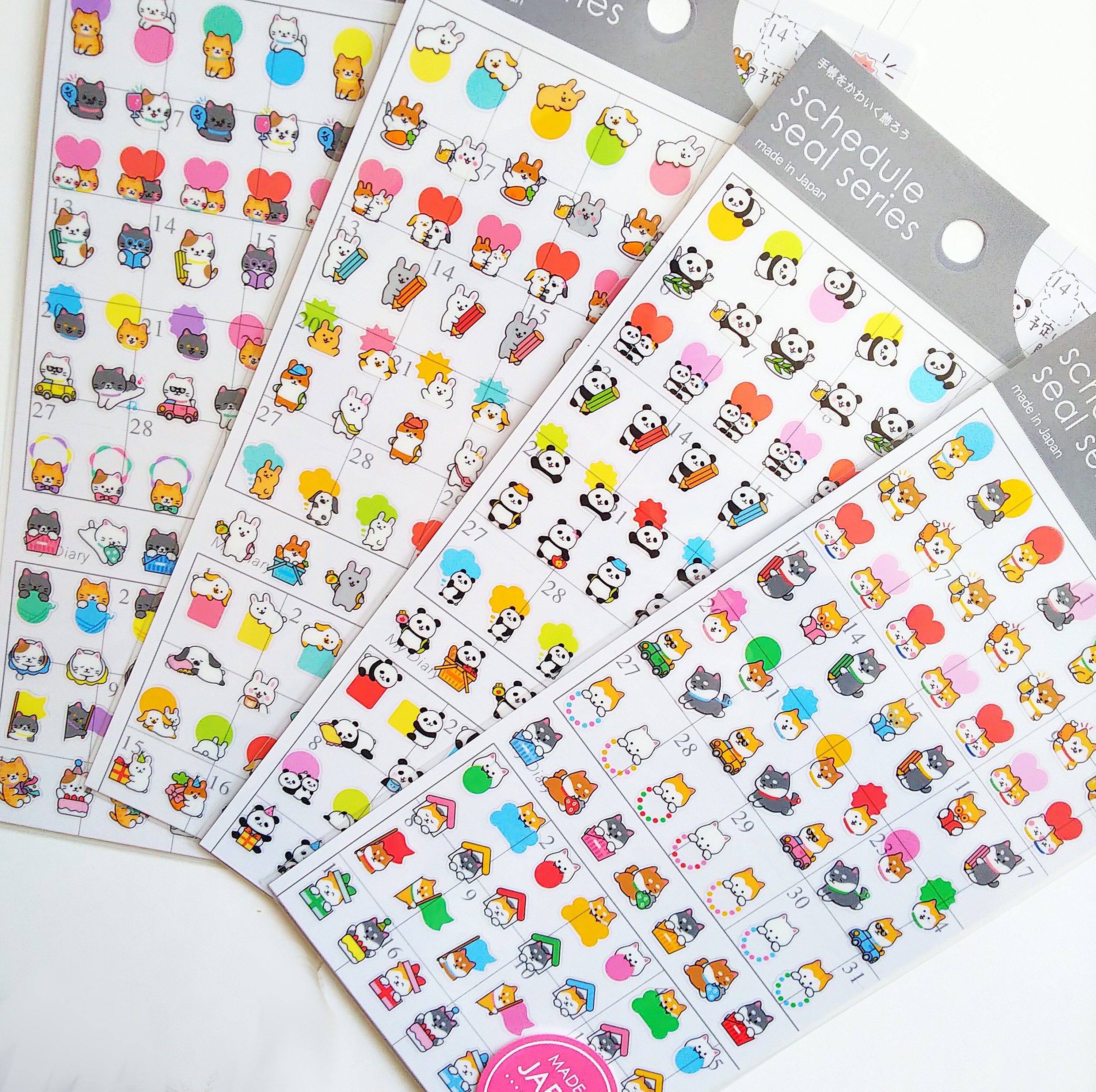 Animal Schedule Stickers Planner Stickers Notebook | Etsy