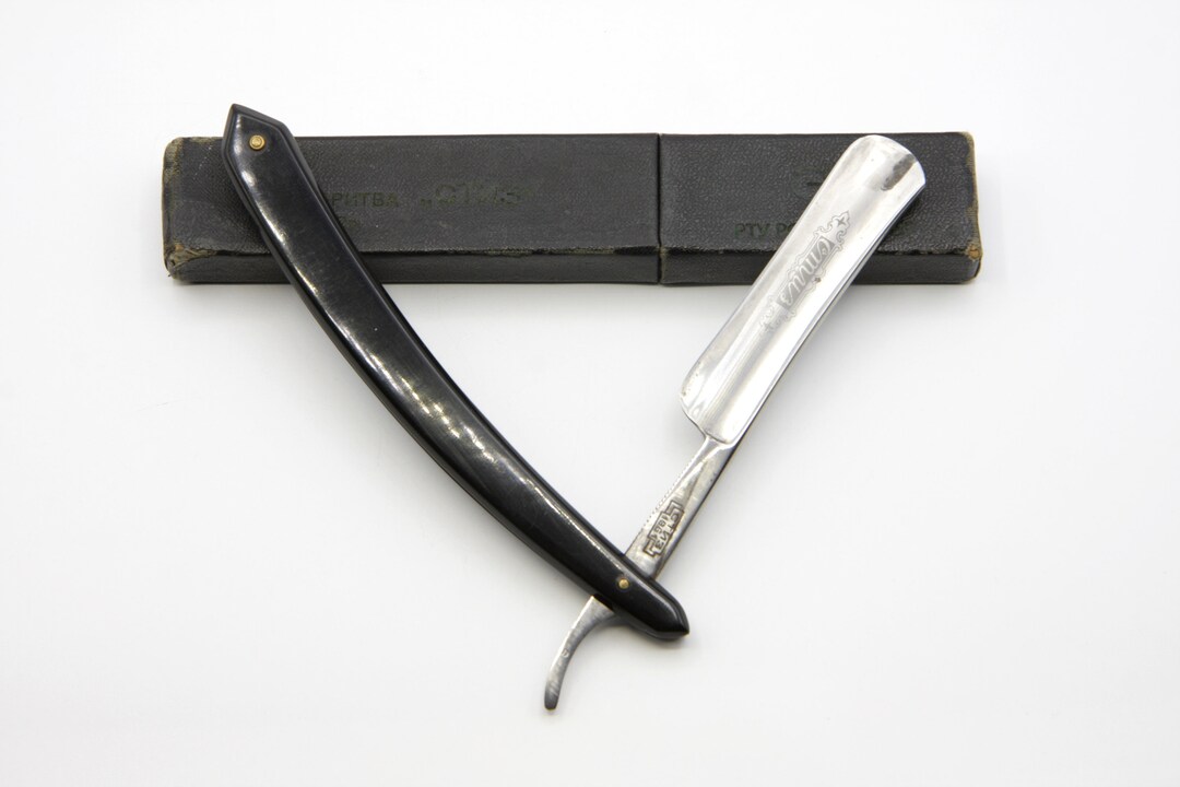 Straight Razor STIZ 1961 Vintage Box Factory stiz Engraving Blade - Etsy