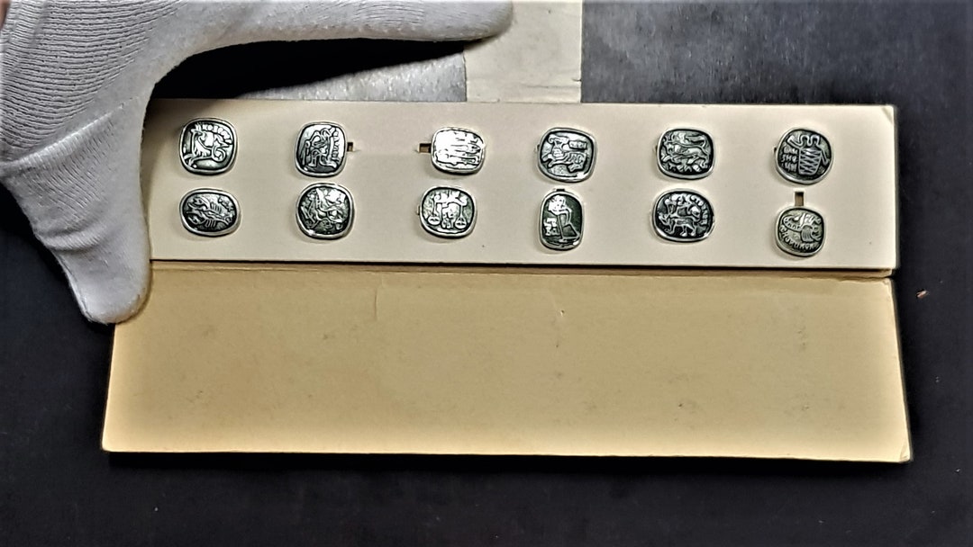 Vintage Pin Badges 12 Zodiac Signs Constellations Astrology - Etsy