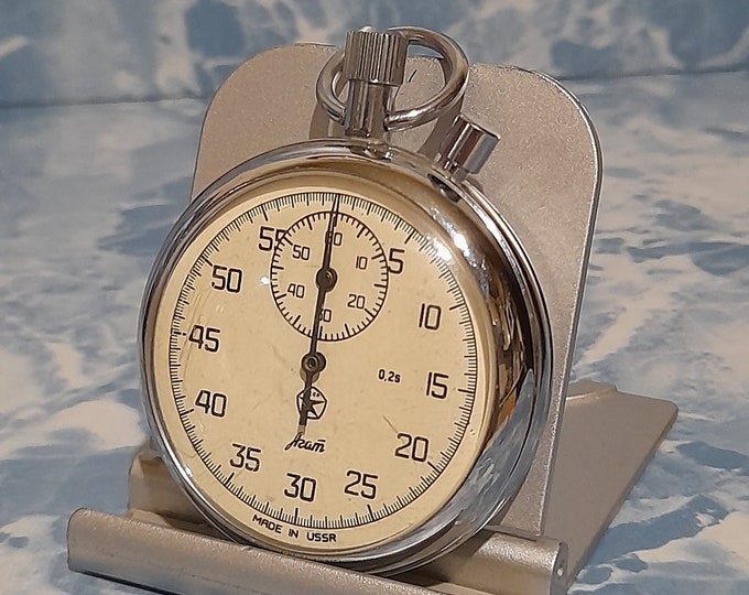 Working Stopwatch.mechanical Stopwatch. Agate Stopwatch.stopwatch of ...