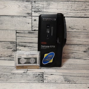 Vintage Olympus Pearlcorder S713, Microcassette Voice Recorder, 90s Dictaphone With TDK MC-90 ...