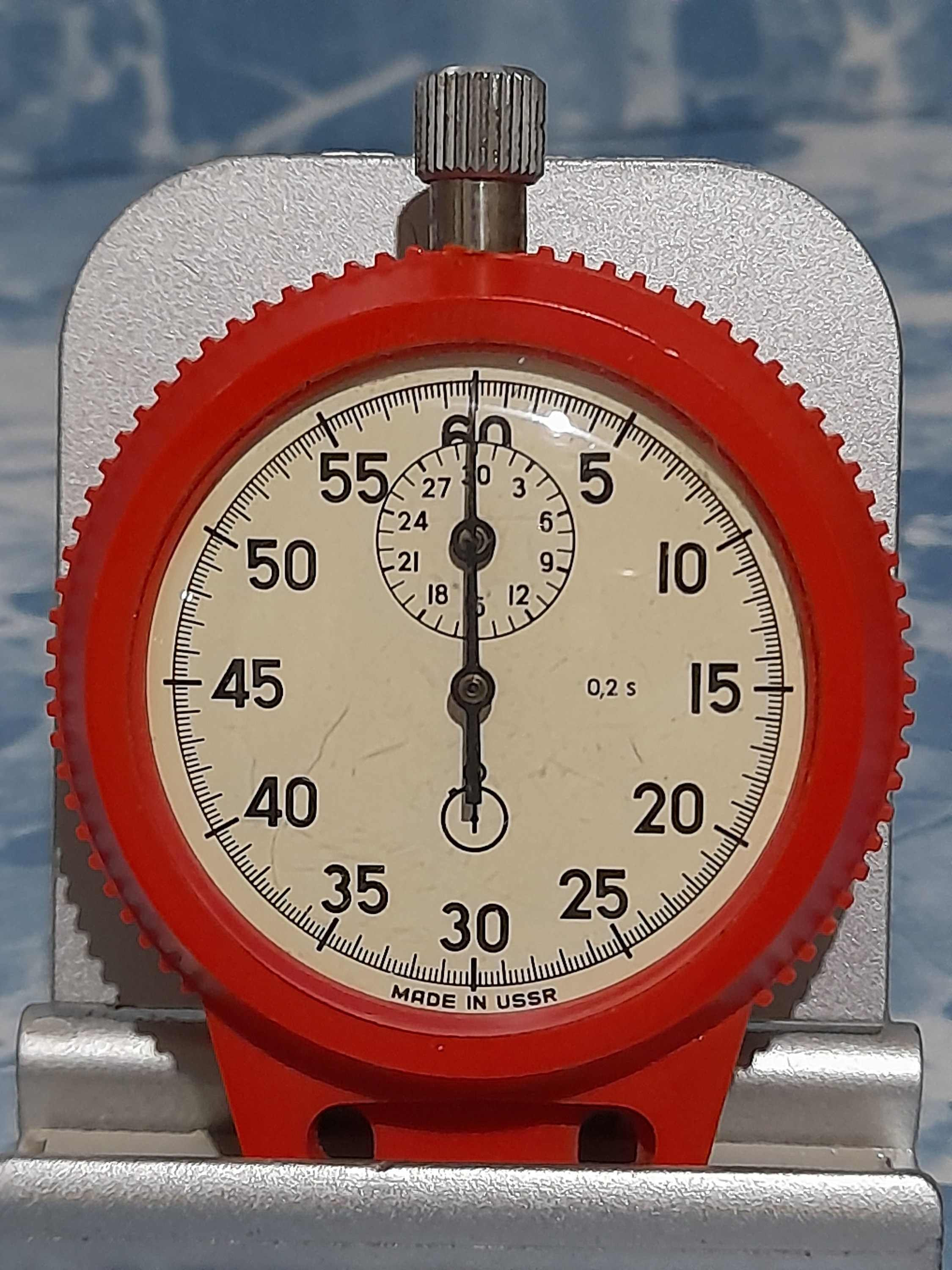 Working Stopwatch.mechanical Stopwatch. Agate Stopwatch.stopwatch of ...