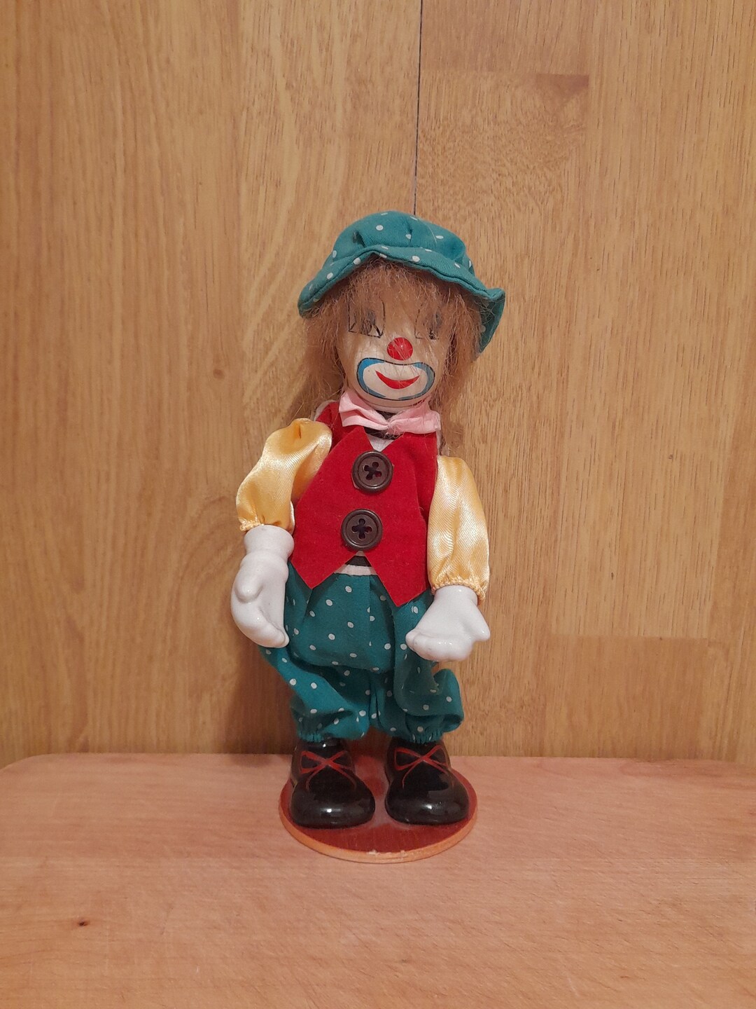 Antique Porcelain, Rare Porcelain Clown, Medium Clown, Porcelain Doll ...