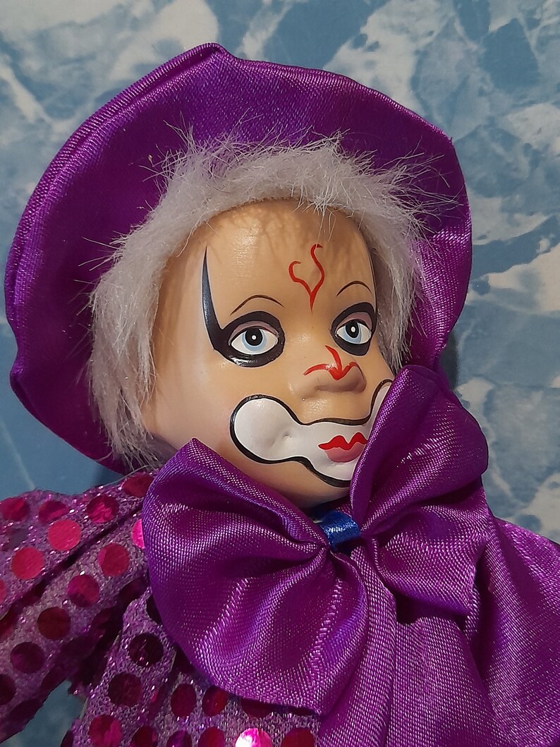 Antique Porcelain Rare Porcelain Clown Medium Clown Porcelain Doll Doll Clown Doll Antique