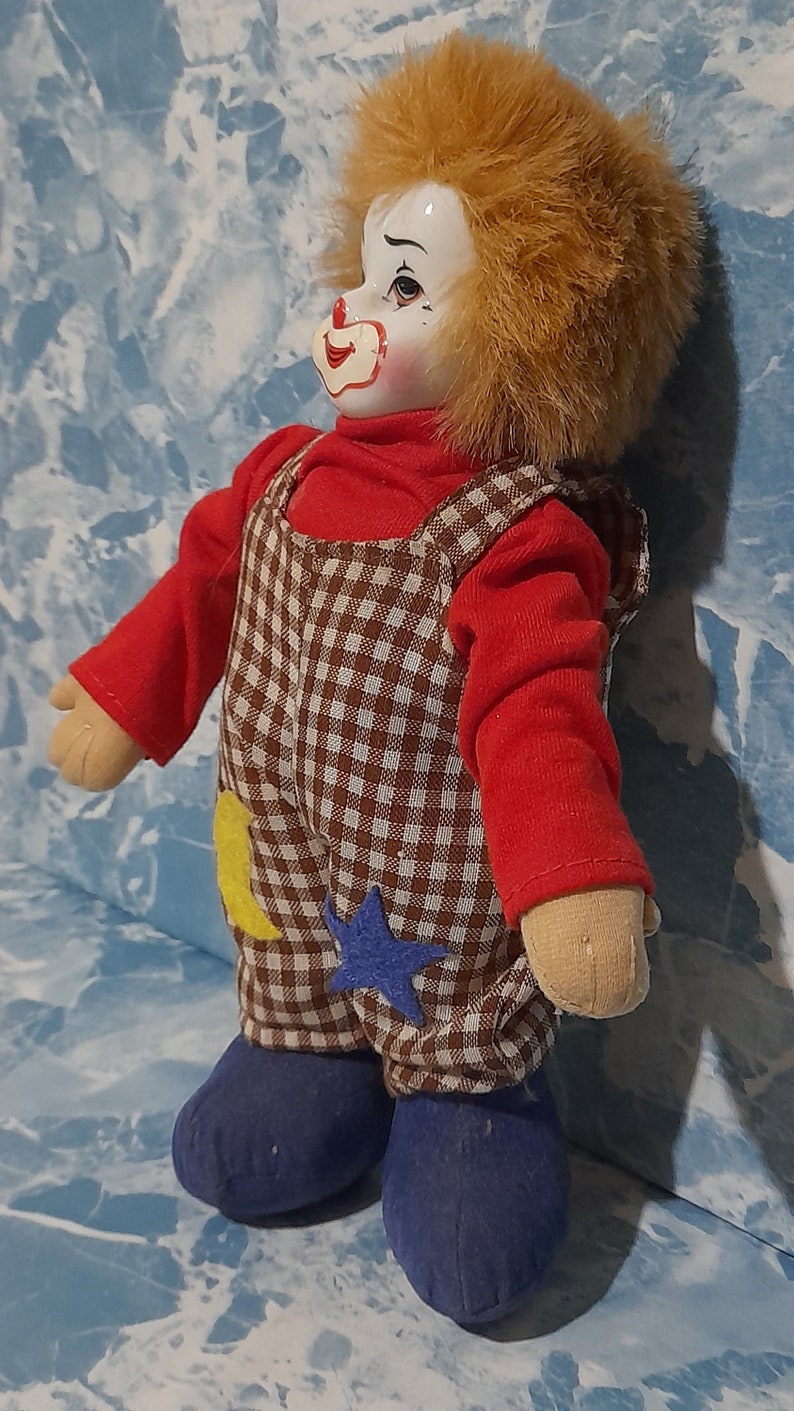 Antique Porcelain Rare Porcelain Clown Medium Clown - Etsy