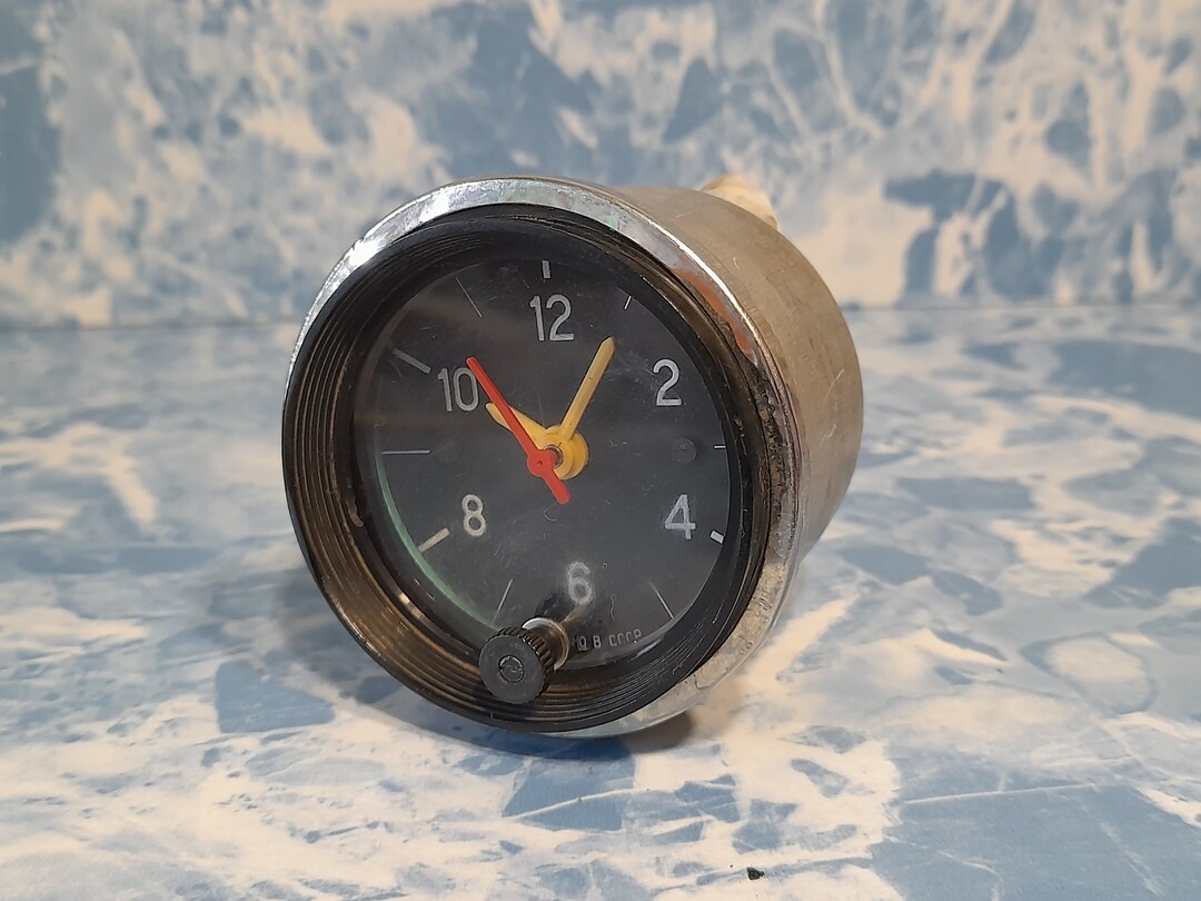 Automobile Clock. Soviet Car Clock. Rare Car Clock. Car Clock Quartz ...