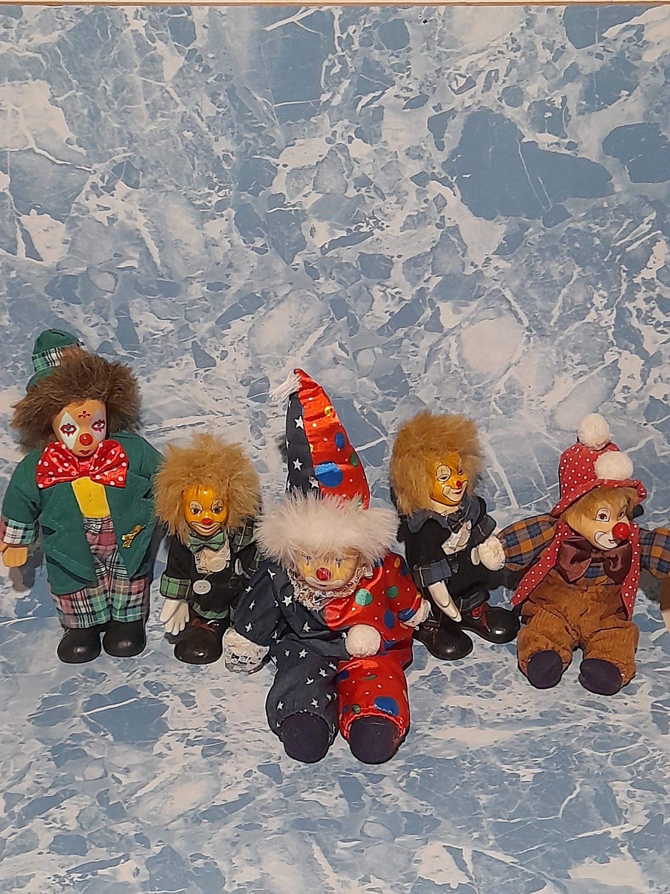 Antique Porcelain, Rare Porcelain Clown, Medium Clown, Porcelain Doll ...