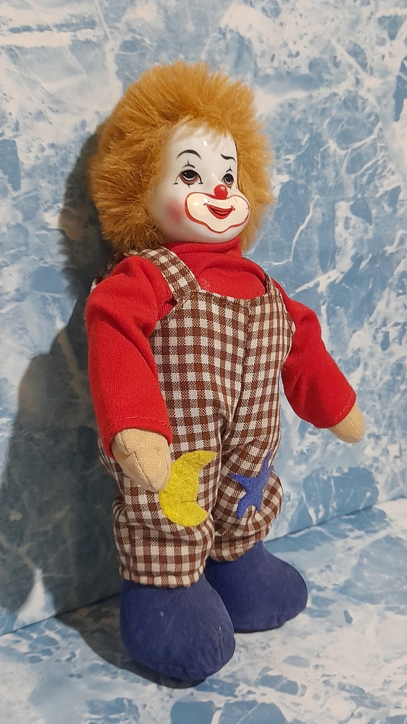 Antique Porcelain Rare Porcelain Clown Medium Clown - Etsy