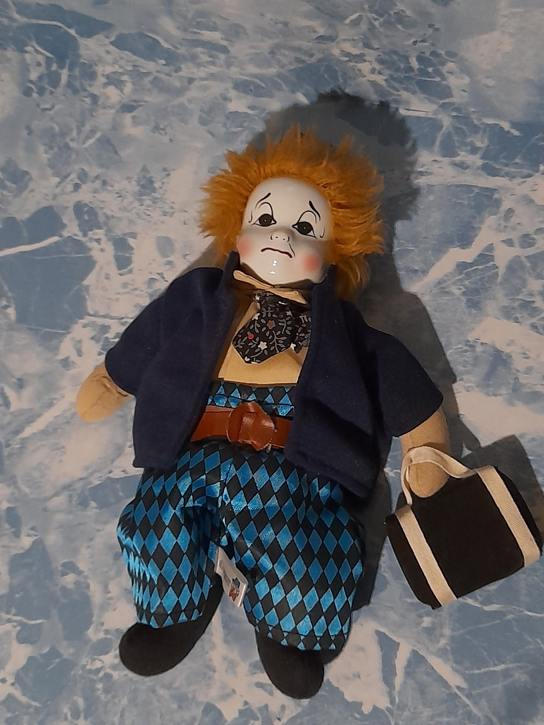 Antique Porcelain Rare Porcelain Clown Medium Clown - Etsy