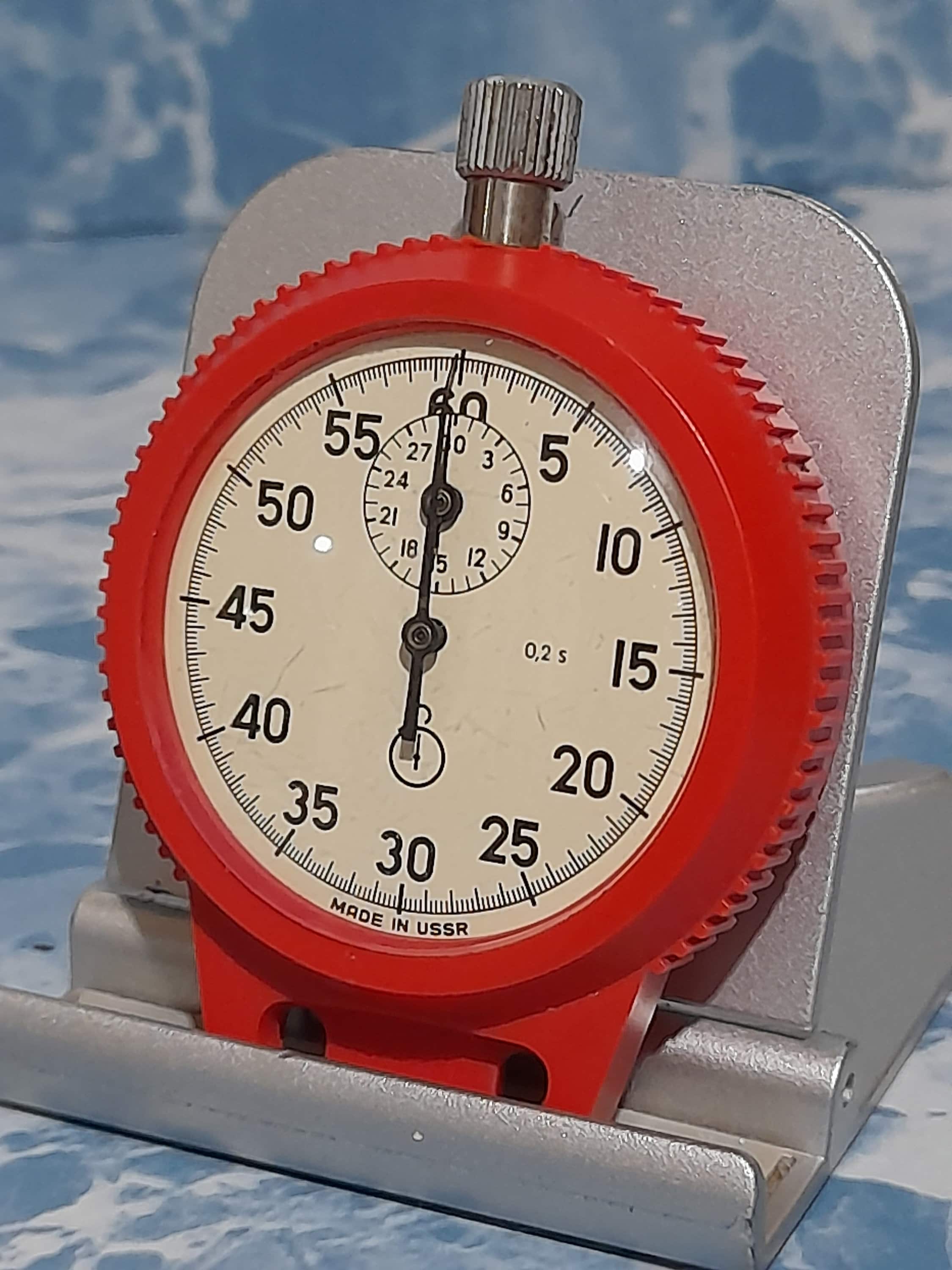 Working Stopwatch.mechanical Stopwatch. Agate Stopwatch.stopwatch of ...