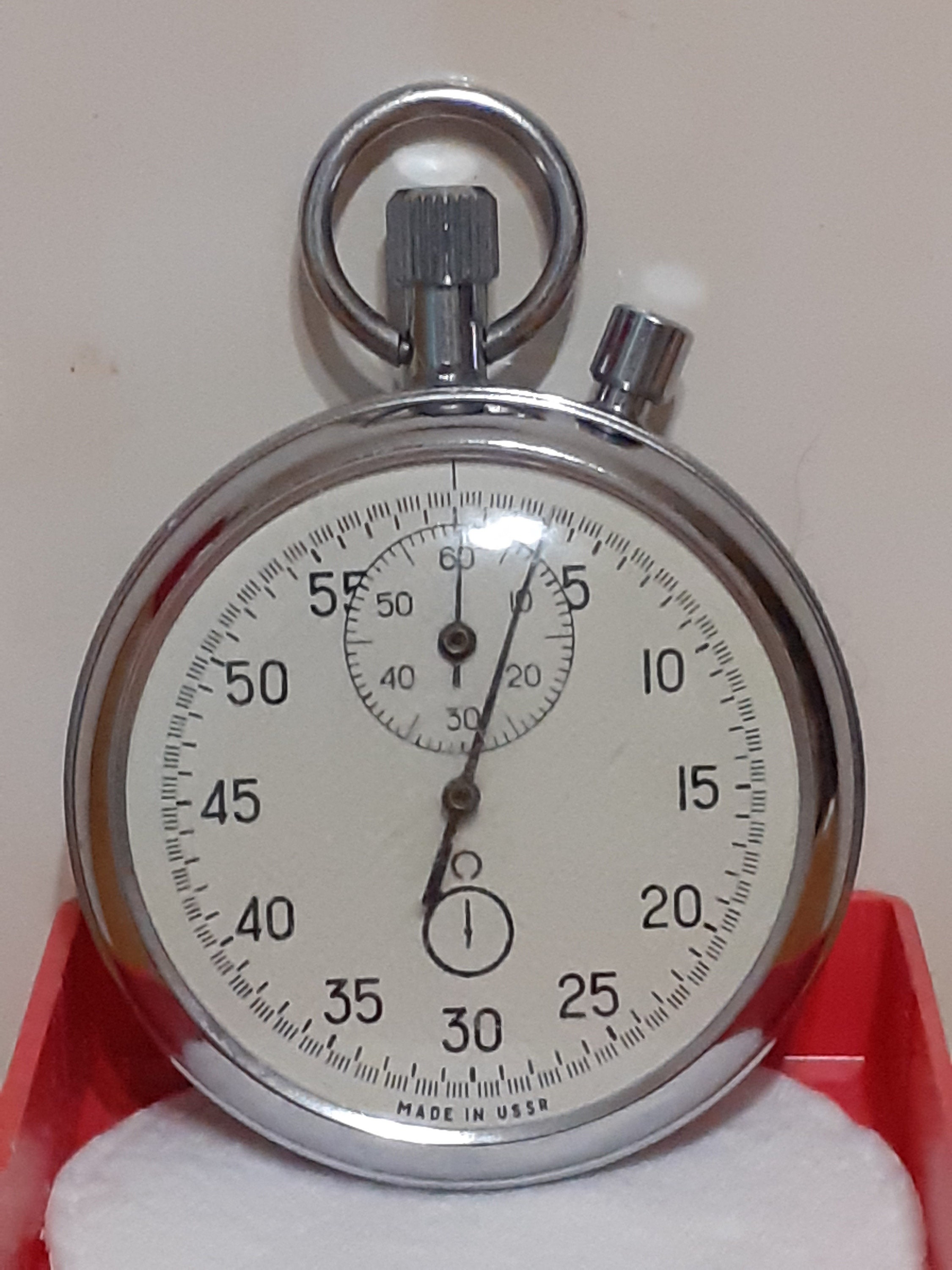 Working stopwatch.Mechanical stopwatch. Agate | Etsy