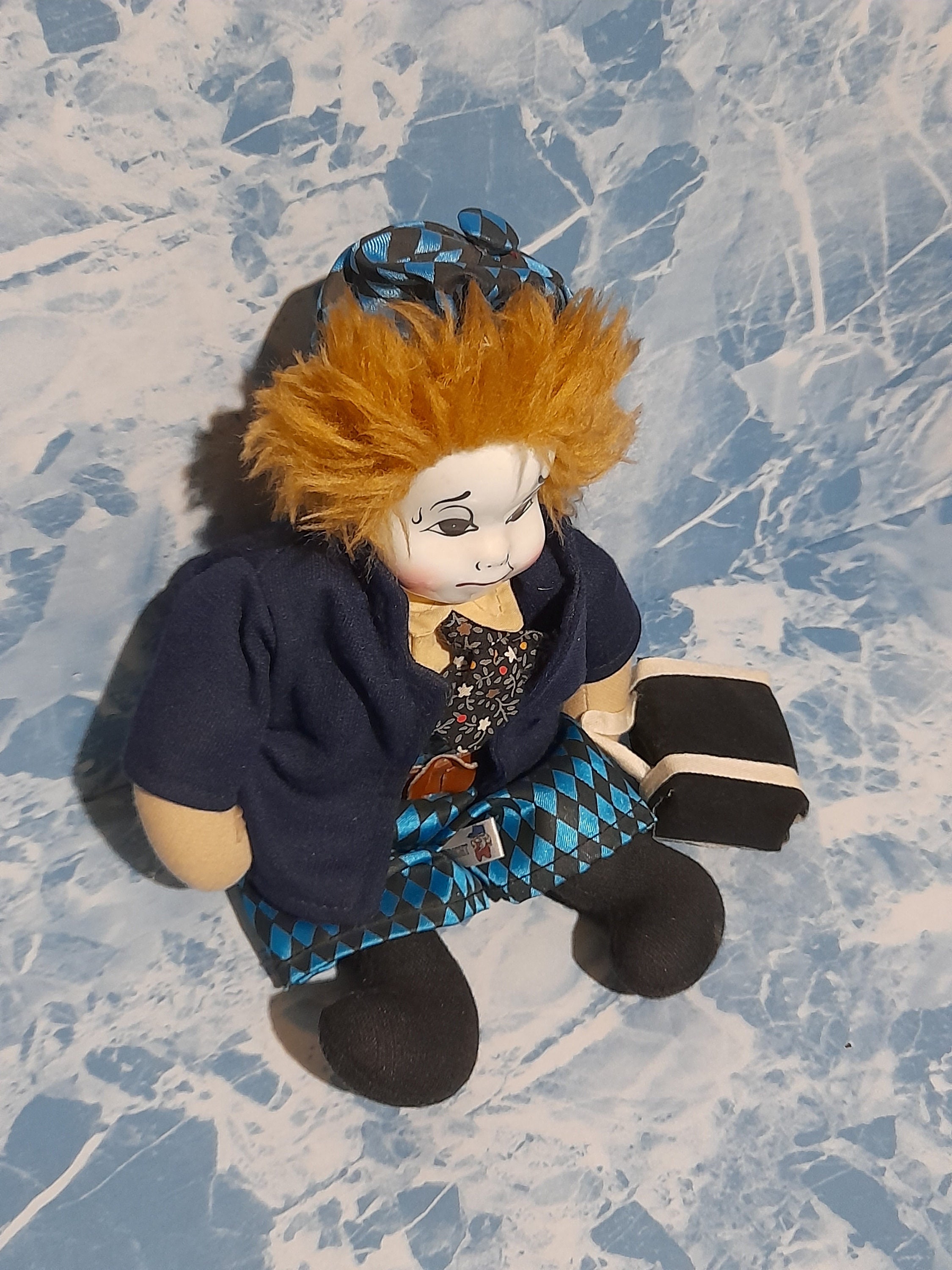 Antique Porcelain Rare Porcelain Clown Medium Clown - Etsy