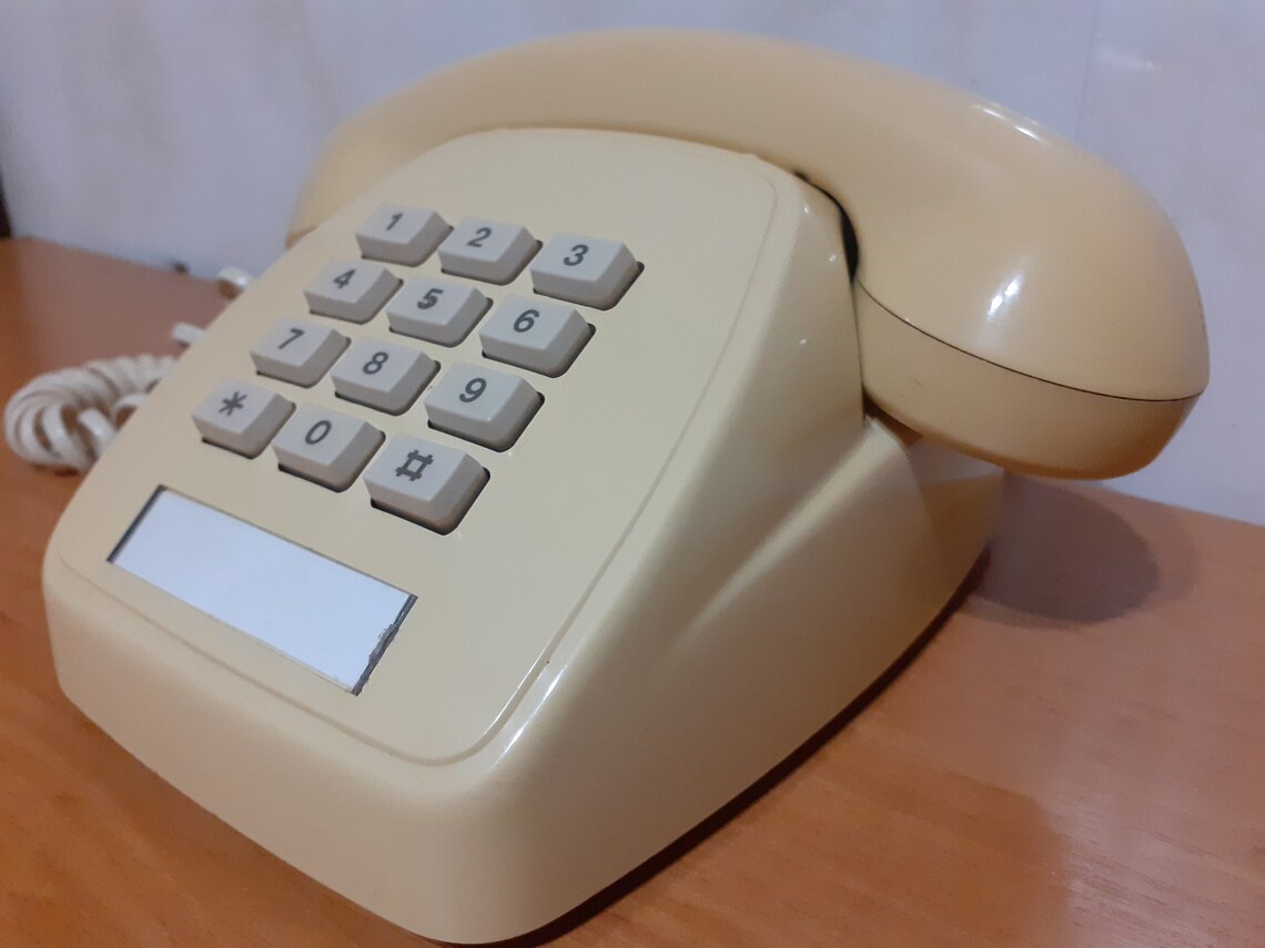 Vintage Telephone. Old Telephone. 1985's Telephone. Phone - Etsy
