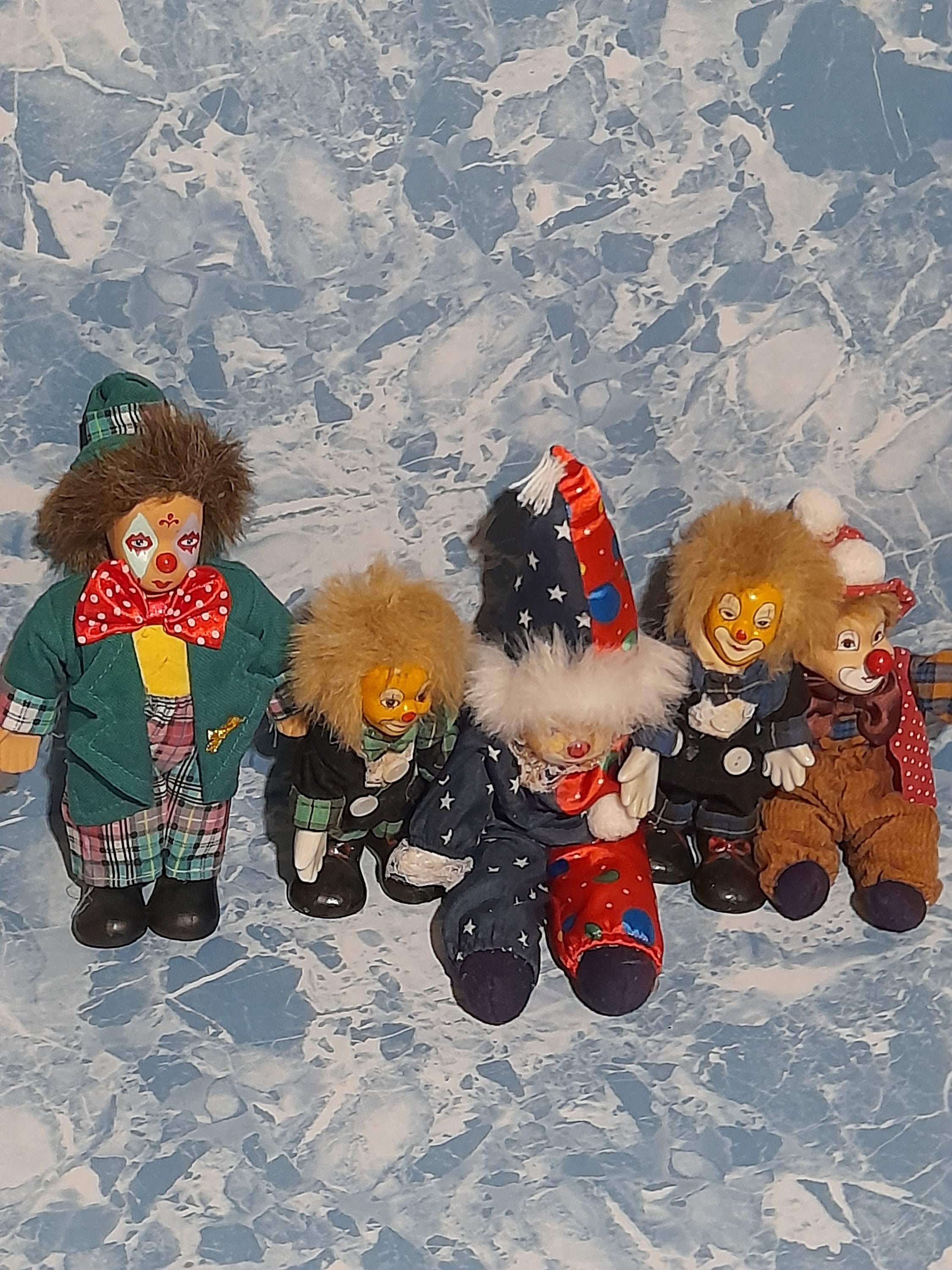 Antique Porcelain, Rare Porcelain Clown, Medium Clown, Porcelain Doll ...