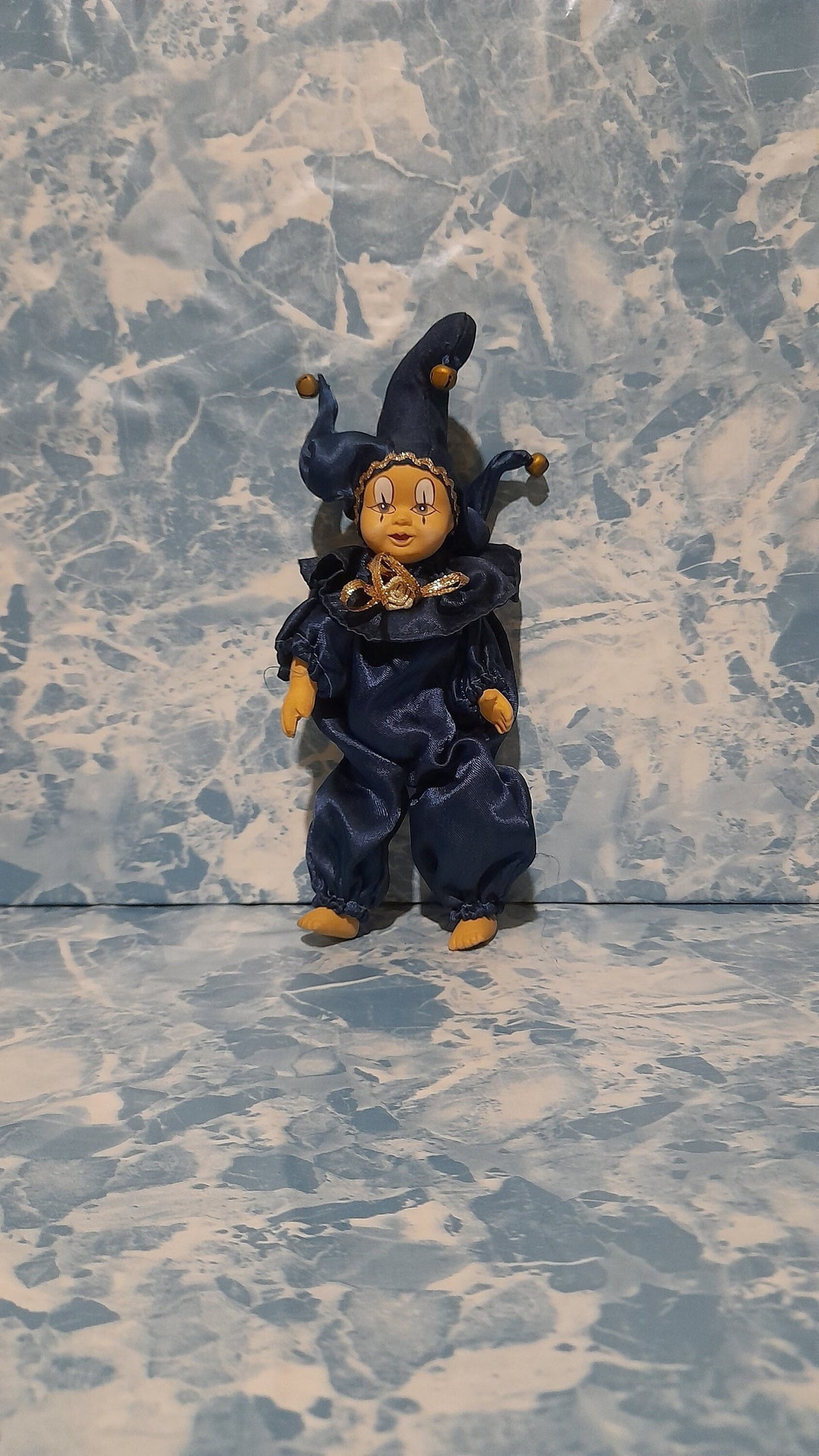 Antique Porcelain, Rare Porcelain Clown, Medium Clown, Porcelain Doll ...